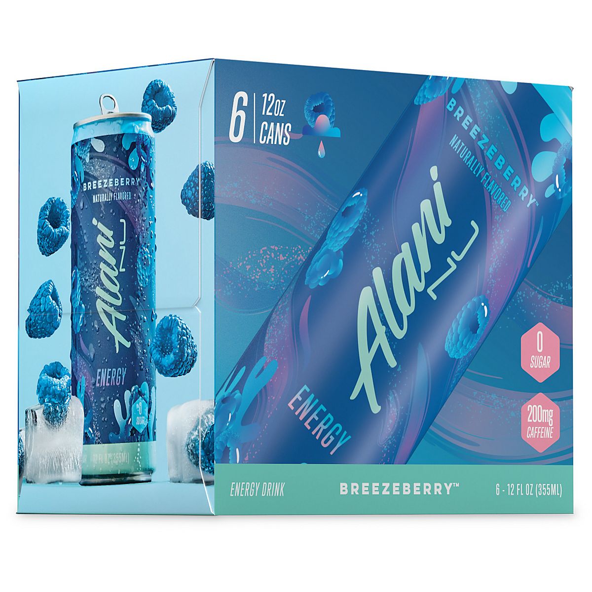 Alani Nu Energy RTD Breezeberry 6-Pack | Academy