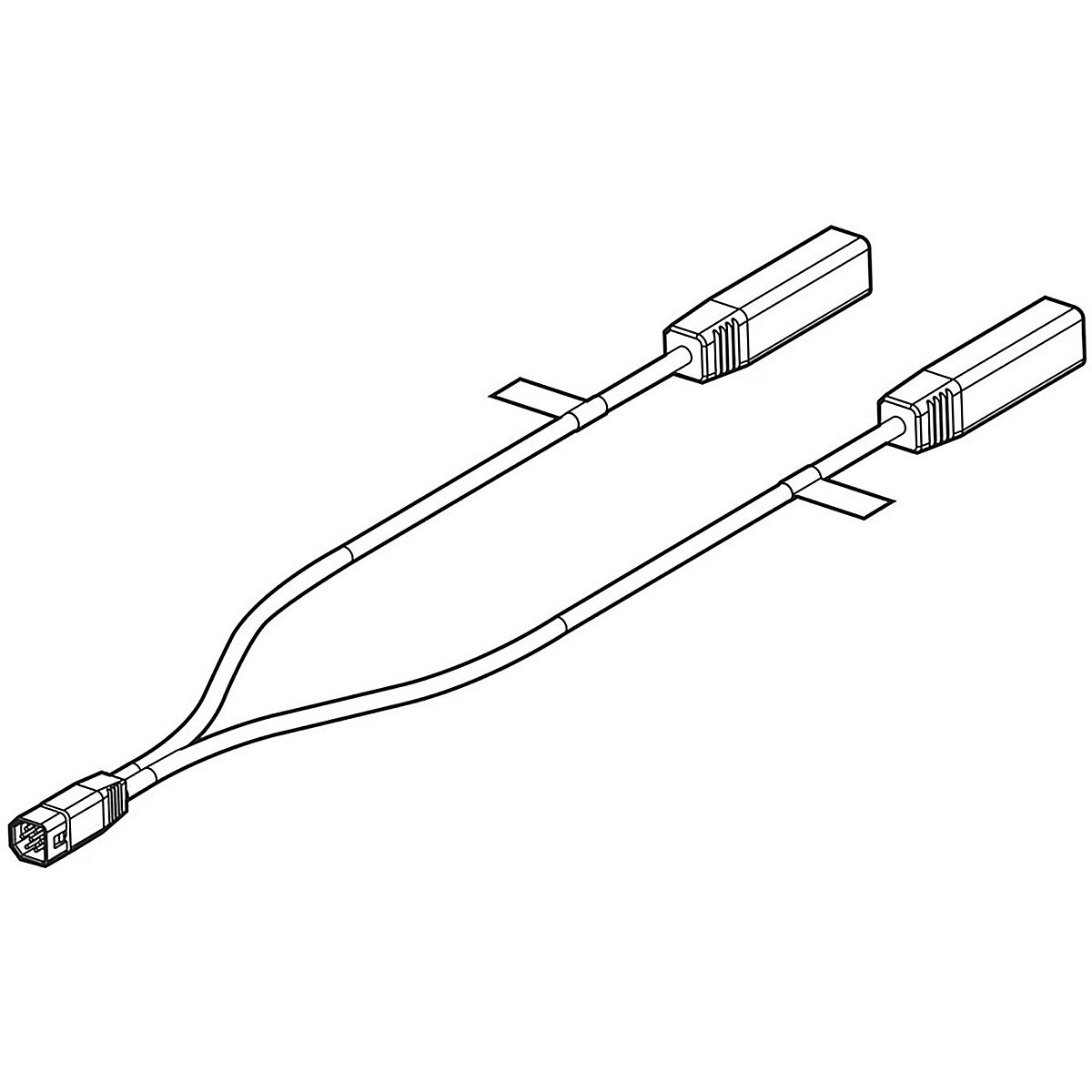 Humminbird 9 M SILR Y- HELIX Side Imaging Left/Right Splitter Cable ...