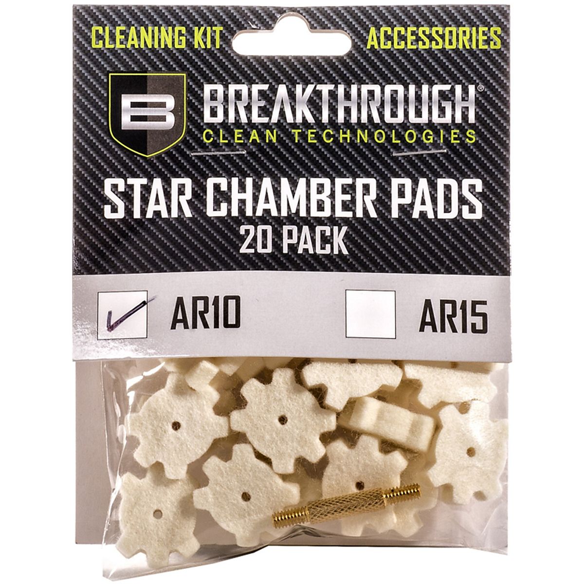 Breakthrough AR-10 Chamber Star Pad 20-Pack | Academy