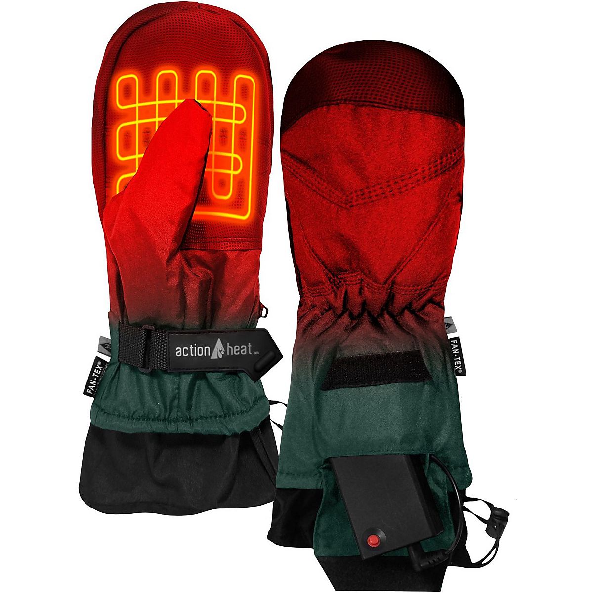 ActionHeat Adults' AA Battery Heated Mittens | Academy