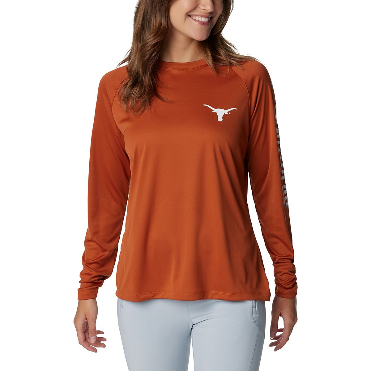 Columbia Sportswear Women's University of Texas Long Sleeve T-shirt ...