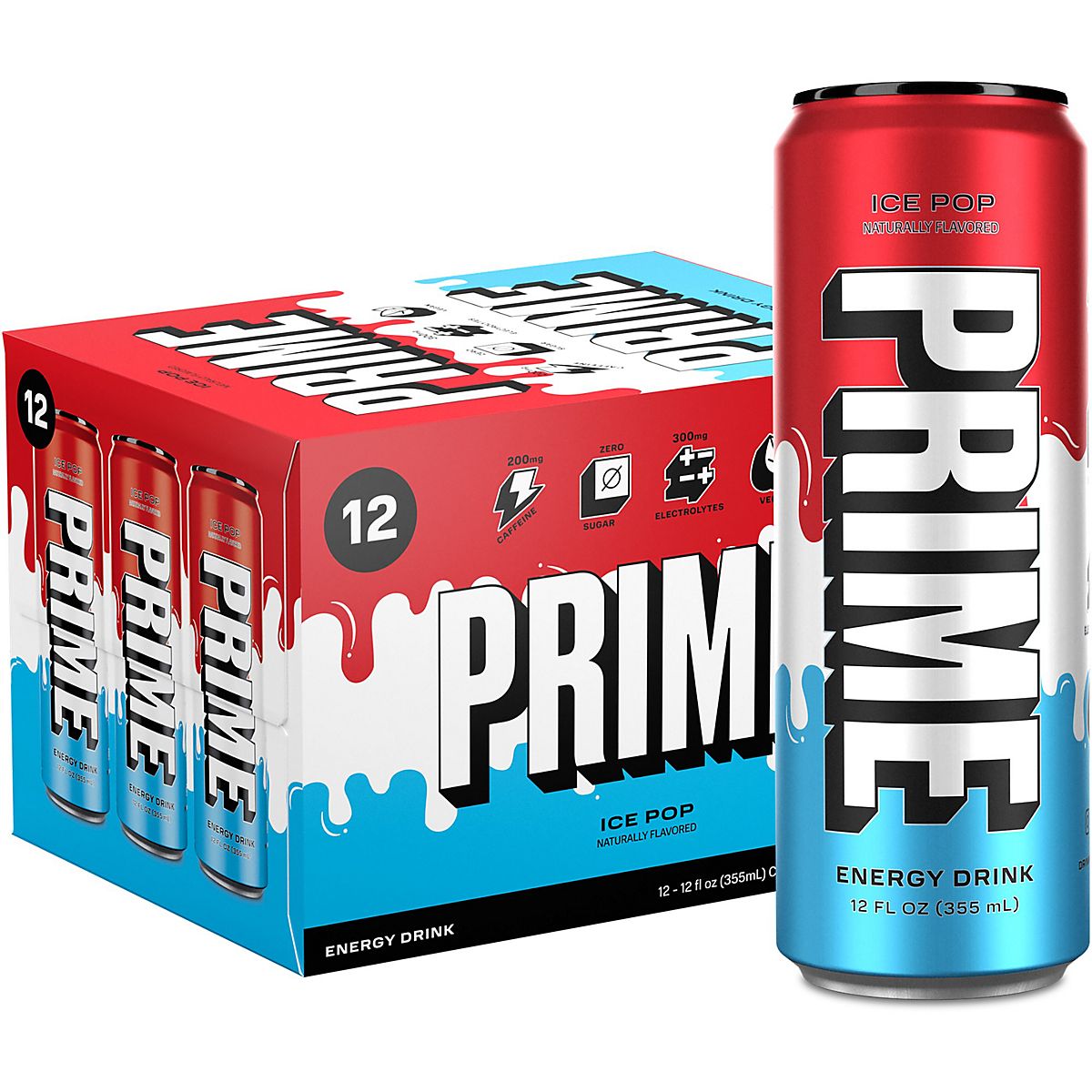 Prime 12 oz Ice Pop Energy Drink | Academy