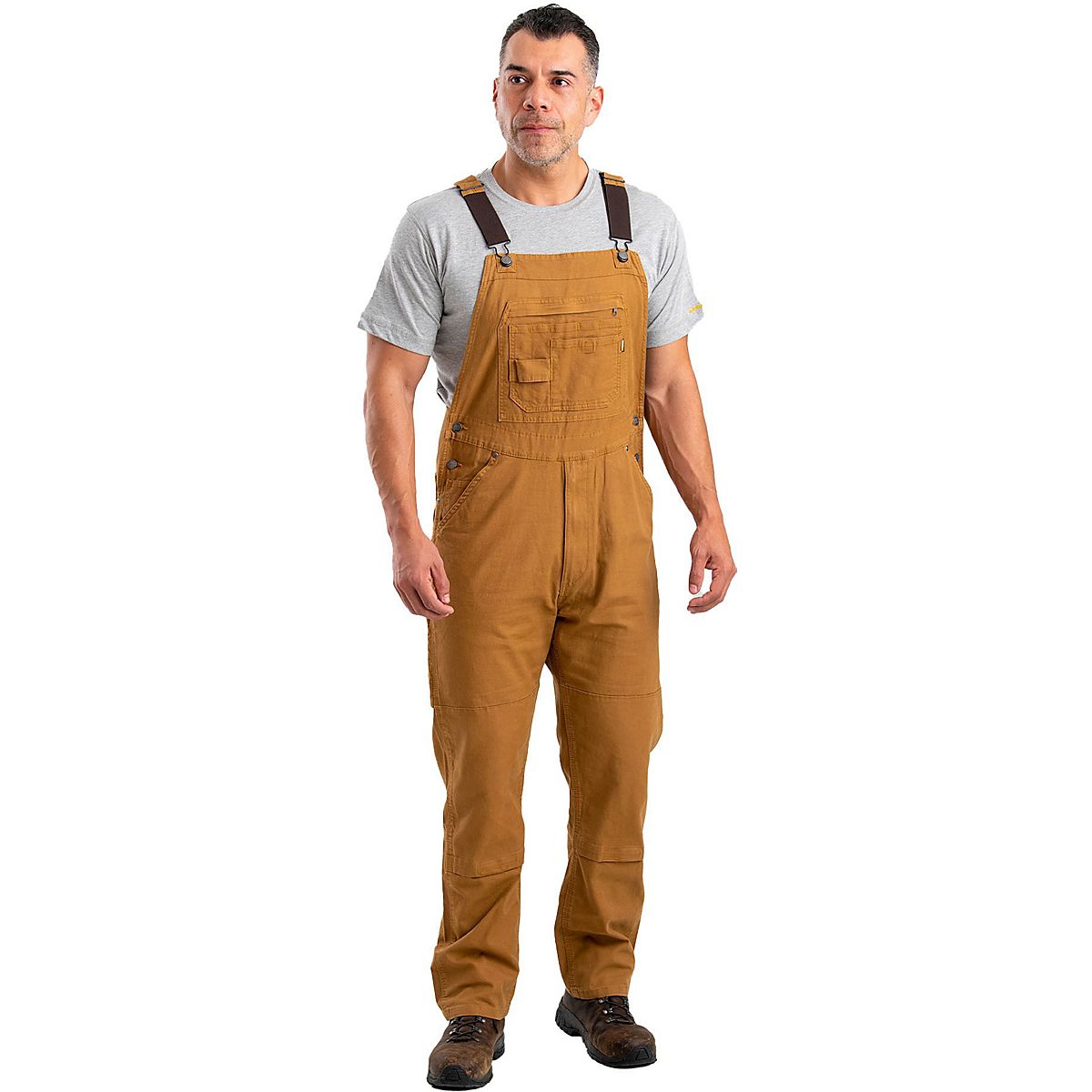 Berne Men's Highland Flex Unlined Duck Bib Overall | Academy