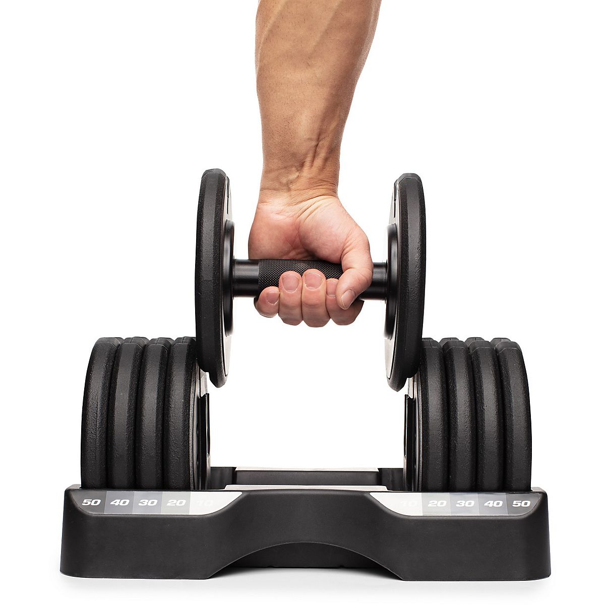 ProForm 50 lb Select-A-Weight Dumbbell Set | Academy