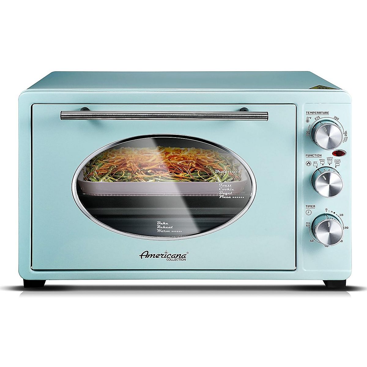 Elite Gourmet Americana Retro 8-Slice Toaster Oven | Academy