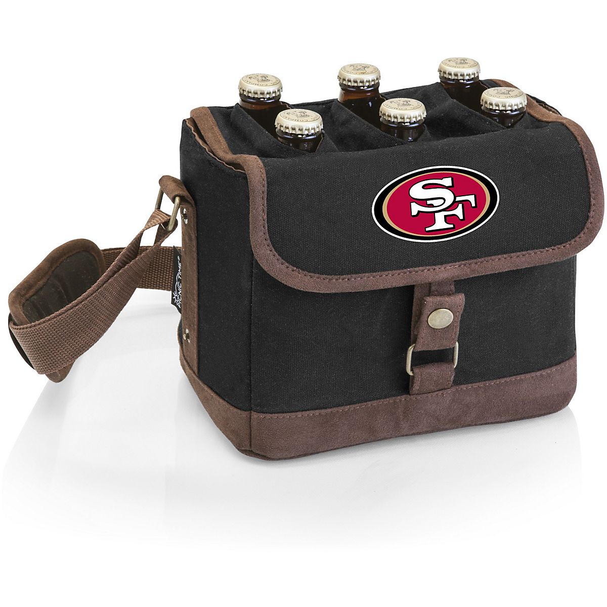 Picnic Time San Francisco 49ers Beer Caddy Cooler Tote with Opener ...