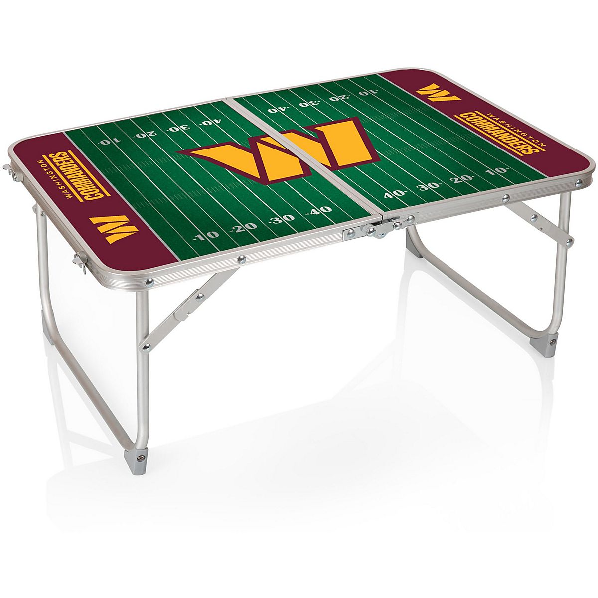 Picnic Time Washington Commanders Mini Portable Folding Table | Academy
