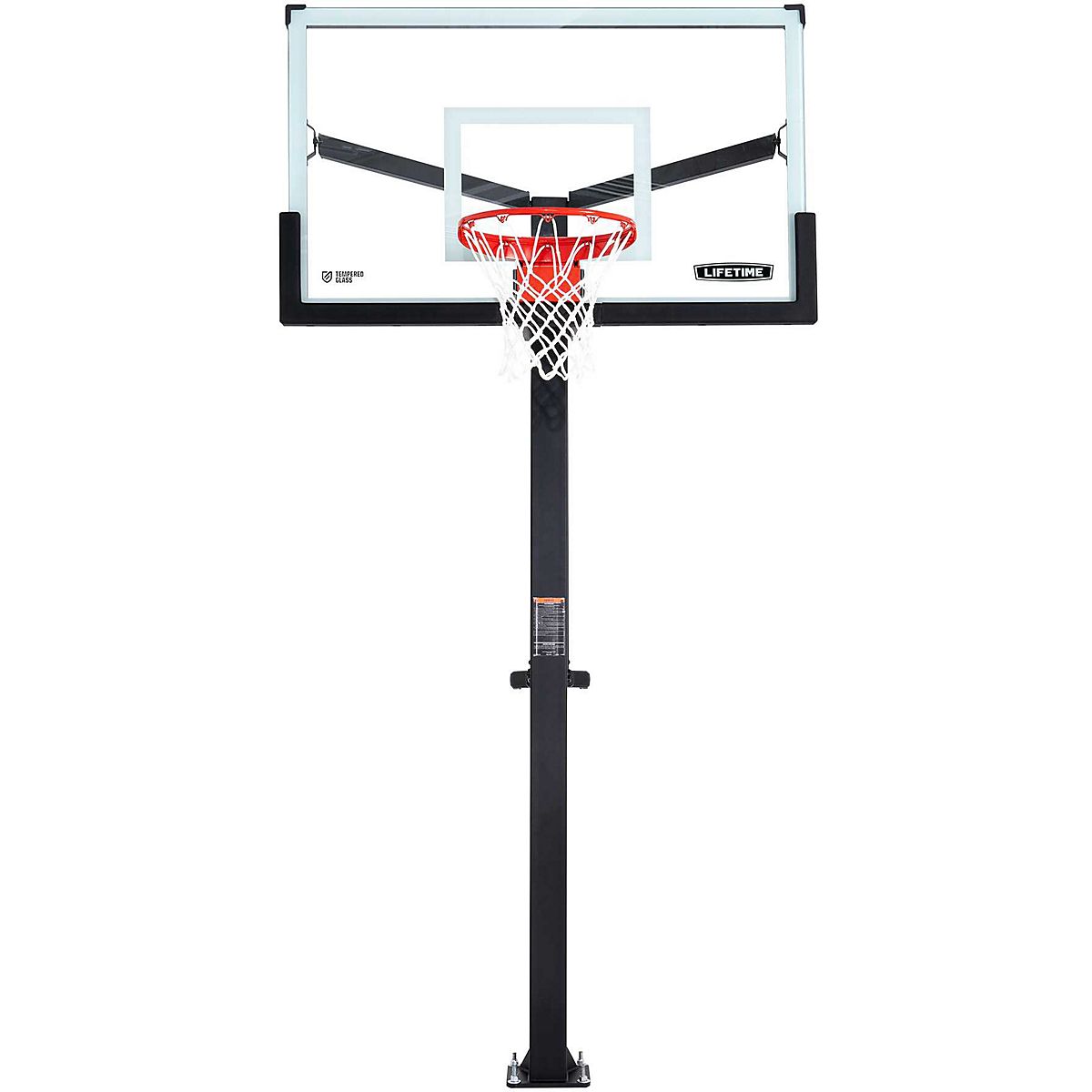 Lifetime Mammoth Bolt Down 60 in Glass Basketball Hoop | Academy