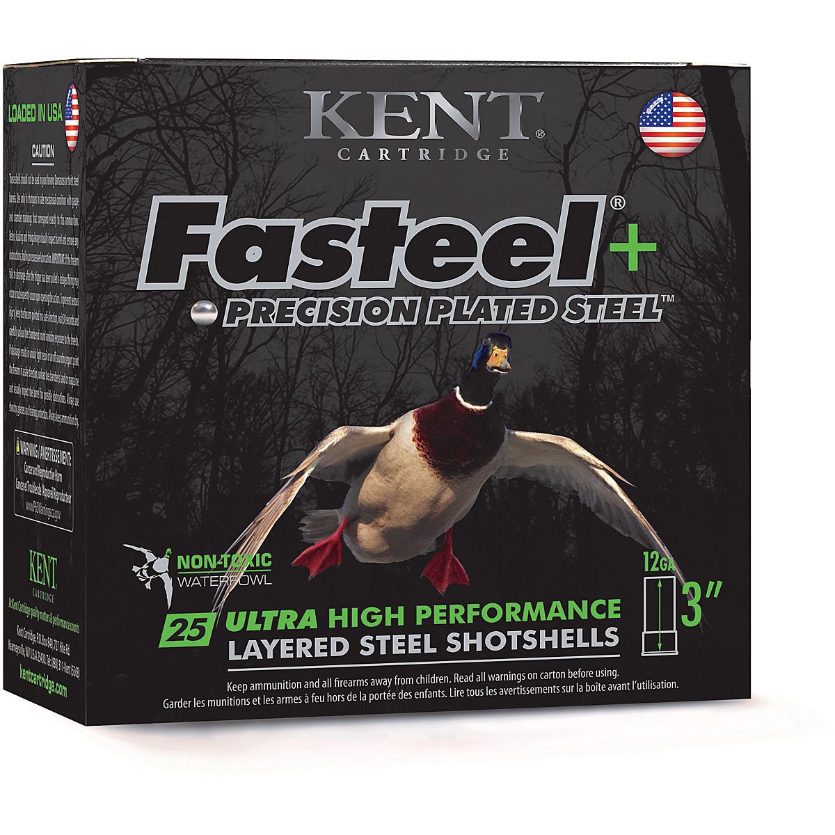 KENT Fasteel 12 Gauge Shotshells - 25 Rounds | Academy