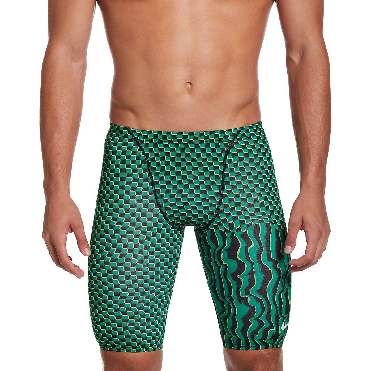 Nike Men's Drippy Check Swim Jammer | Free Shipping at Academy