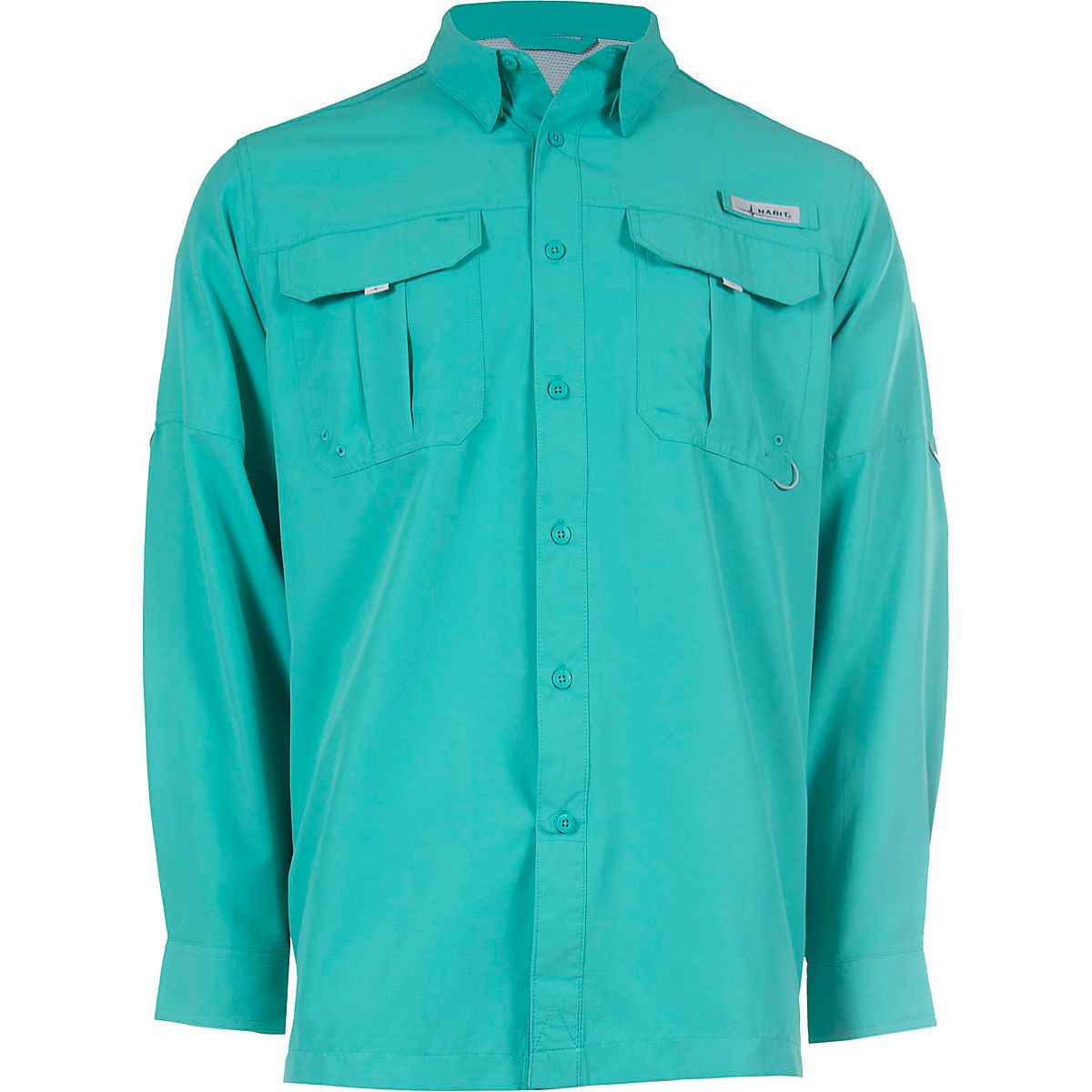 Habit Men's Fourche Mountain River Guide Long Sleeve Fishing Shirt ...