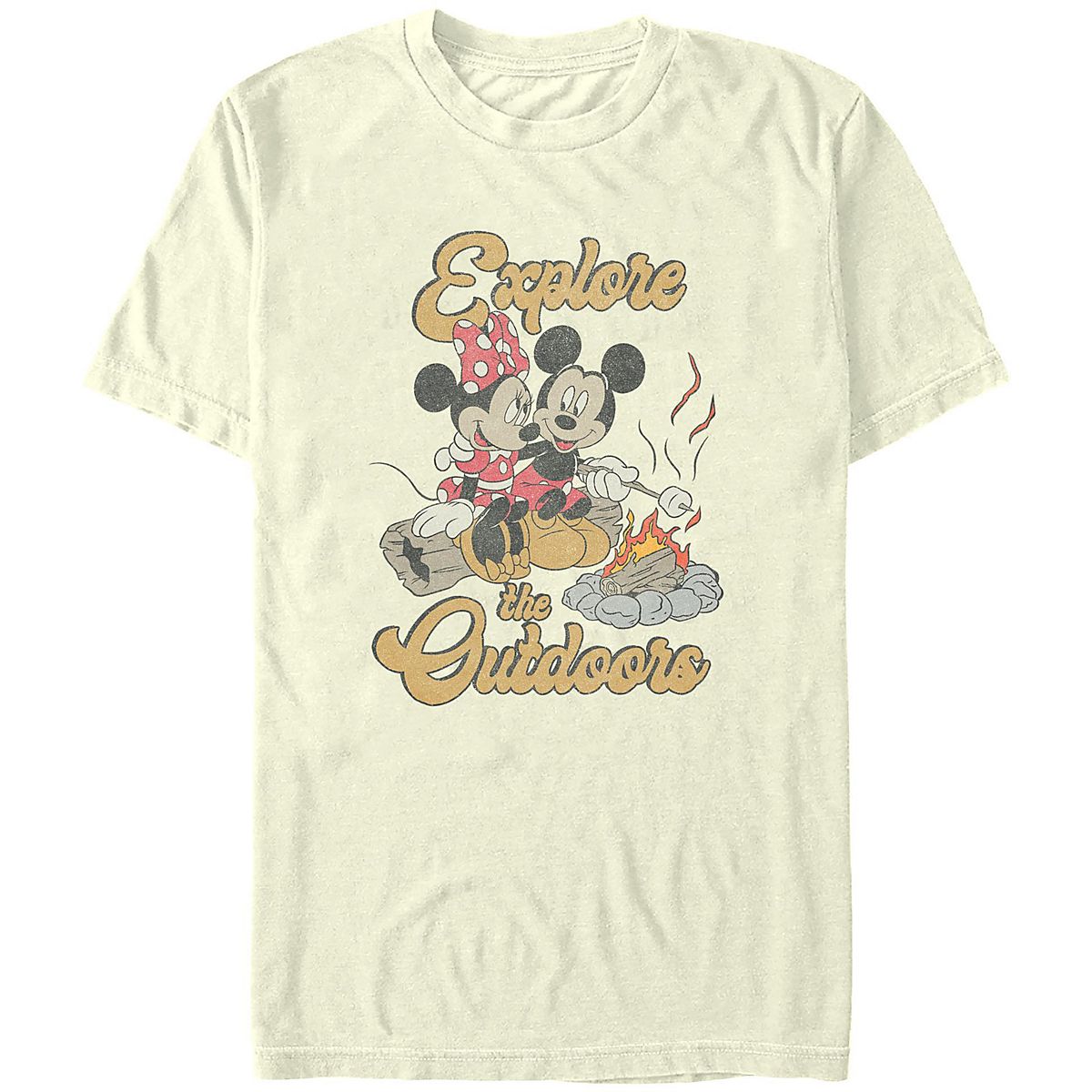 Mad Engine Disney Men's Mickey & Minnie Explore the Outdoors Short ...