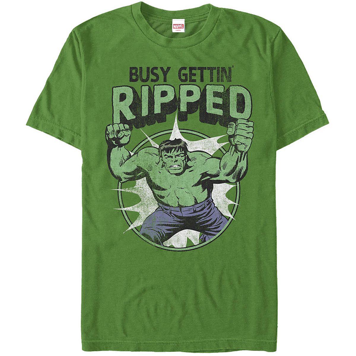 Mad Engine Marvel Men's Hulk Ripped Short Sleeve T-shirt | Academy