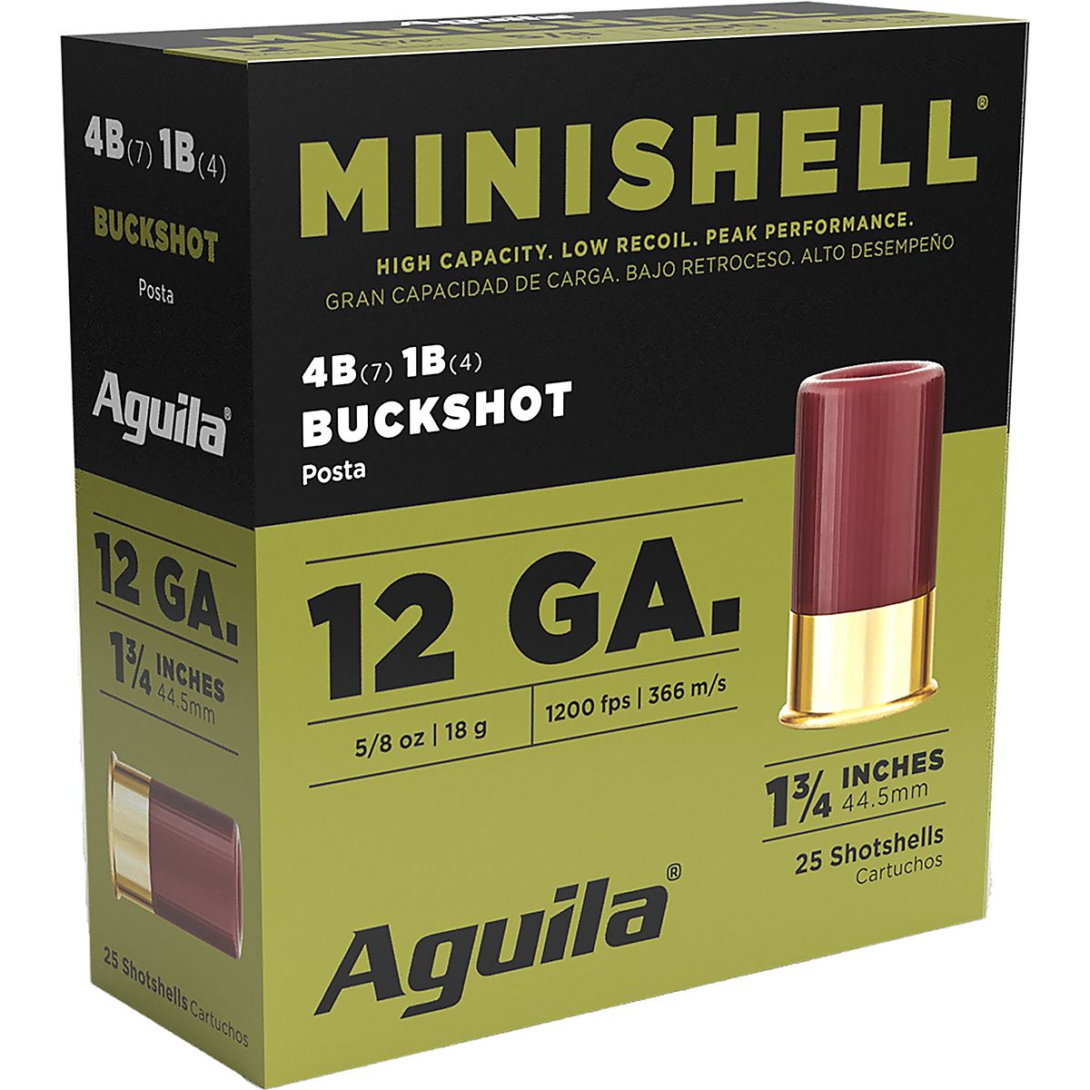 Aguila Ammunition Minishell 12 Gauge Shotshells - 25 Rounds | Academy