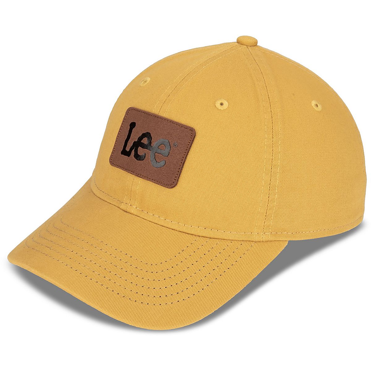 Lee Men's Faux Leather Debossed Patch Dad Cap | Academy