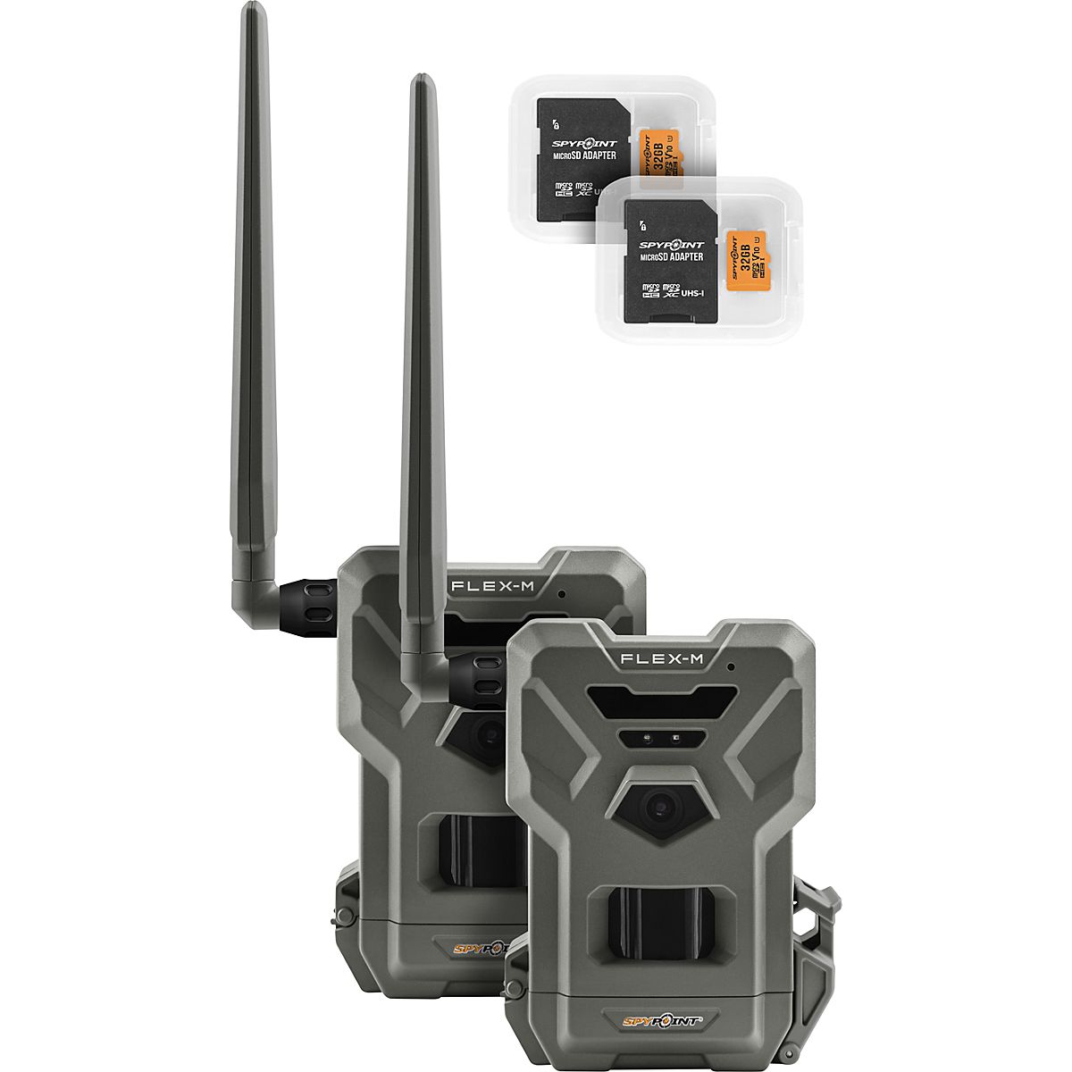 SpyPoint Flex-M Twin Pack with SD Cards | Academy