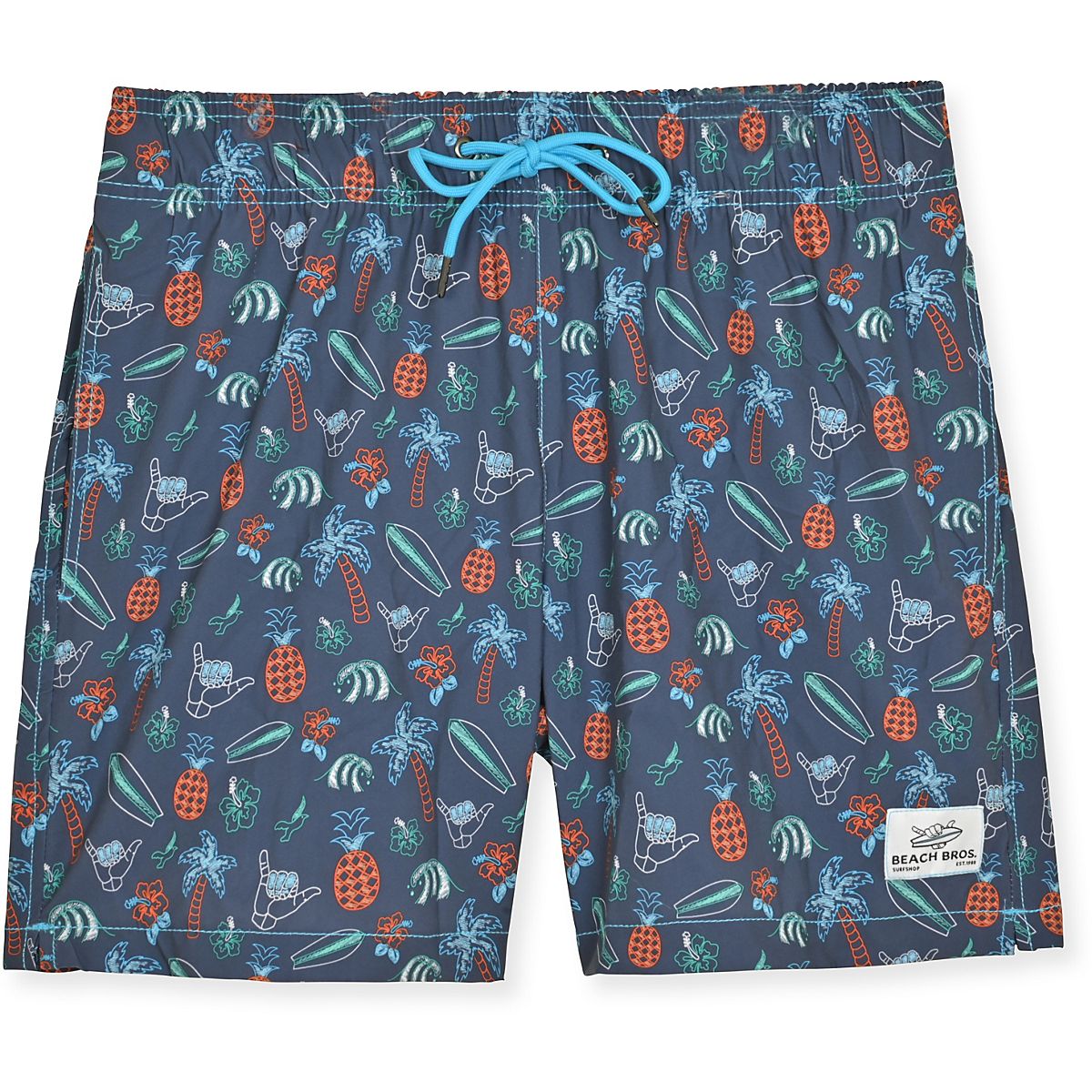 Beach Bros Men's Tropical Chalk Swim Trunk | Academy