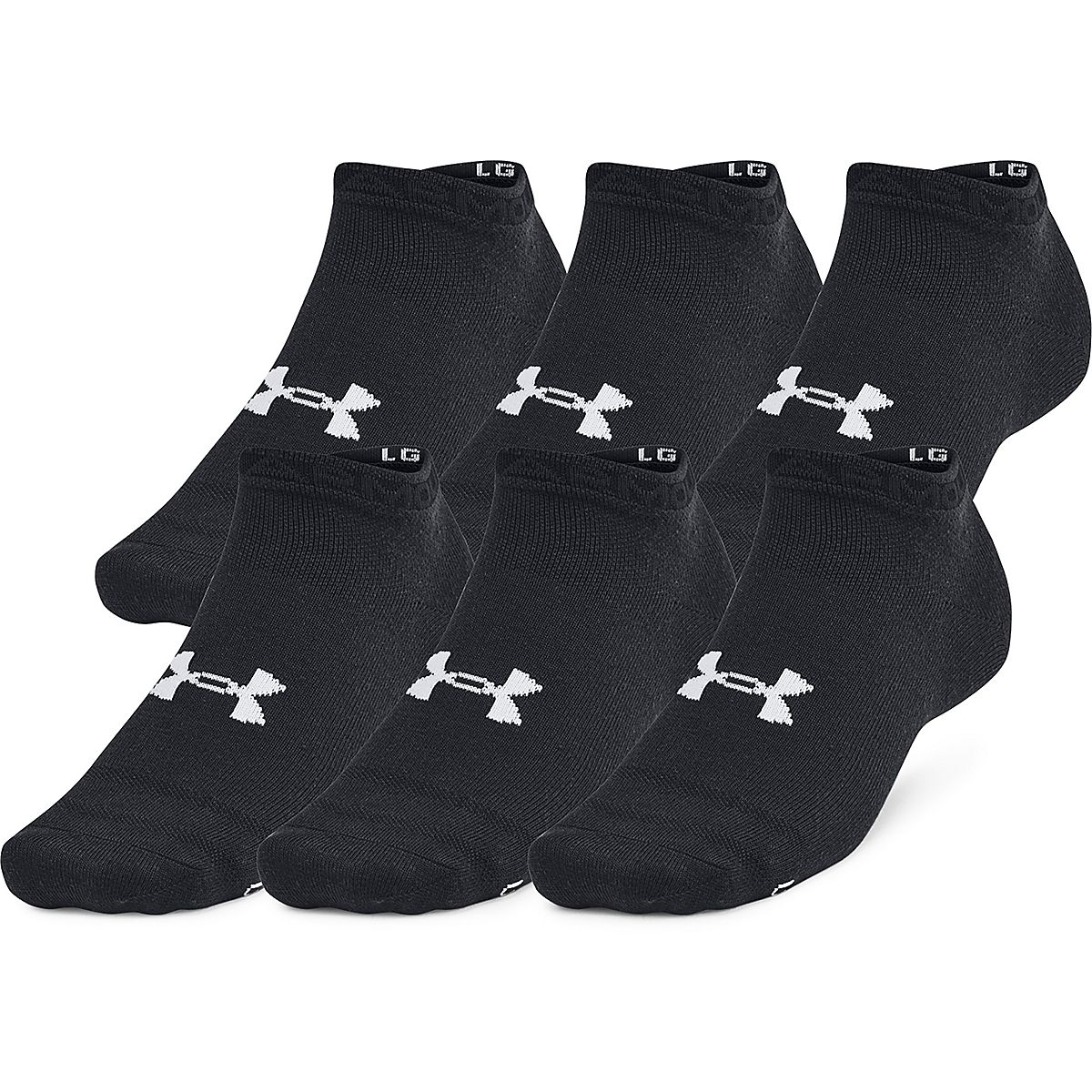 Under Armour Adult Essential Low Cut 6 Pack Socks | Academy