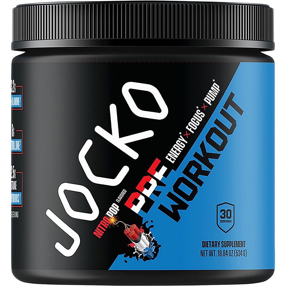 Jocko Go Preworkout Powder - 30 Servings | Academy