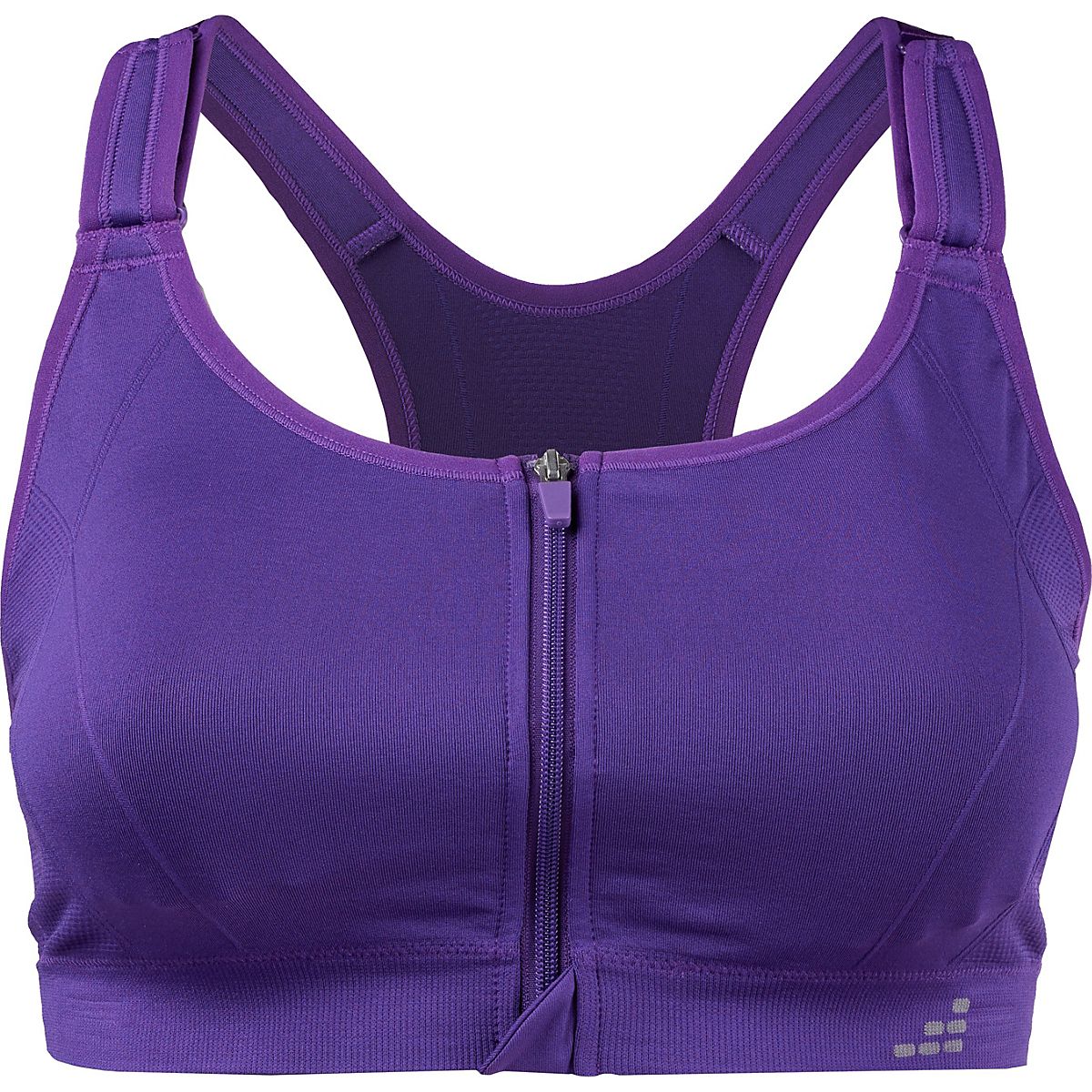 BCG Women's SMLS Zip Front Low Support Plus Size Sports Bra | Academy