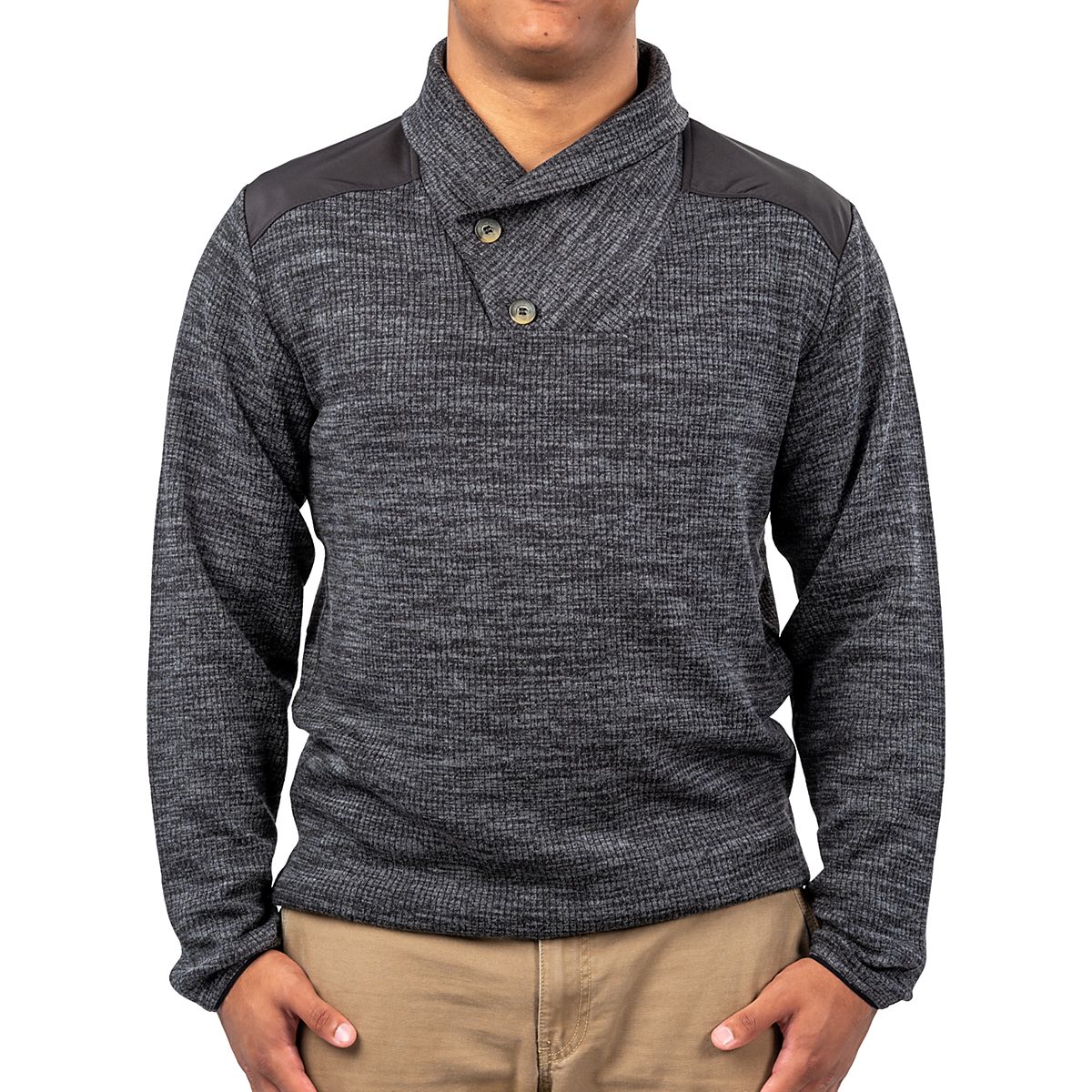 Habit Men's Shawl Collar Pullover Sweatshirt | Academy