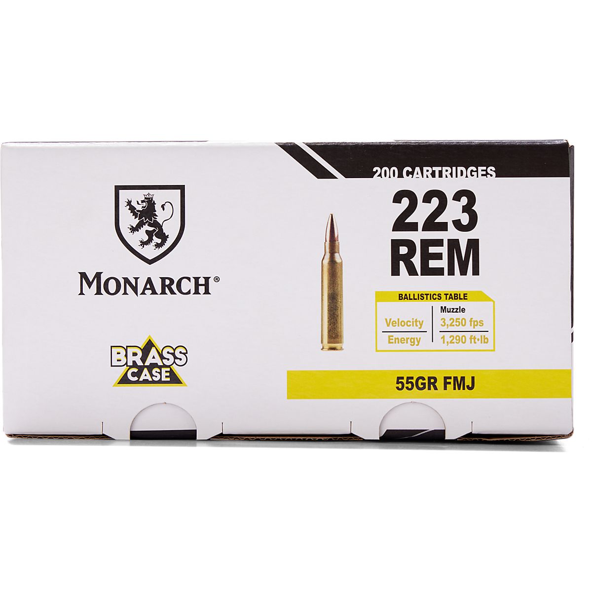 Monarch .223 Remington 55-Grain Ammunition - 200 Rounds | Academy