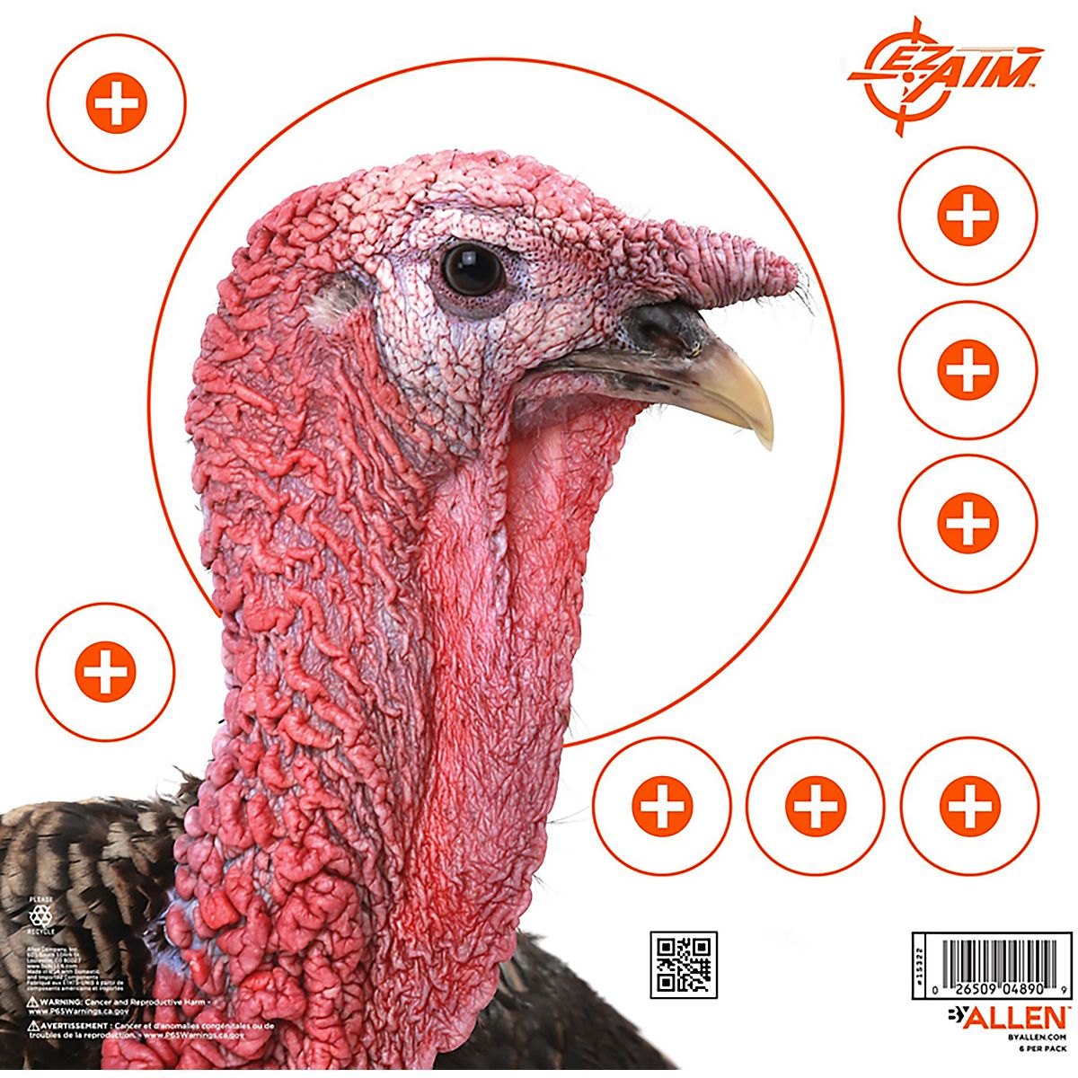 Allen Company EZ Aim 4-Color Turkey Patterning 12 in Square Paper ...