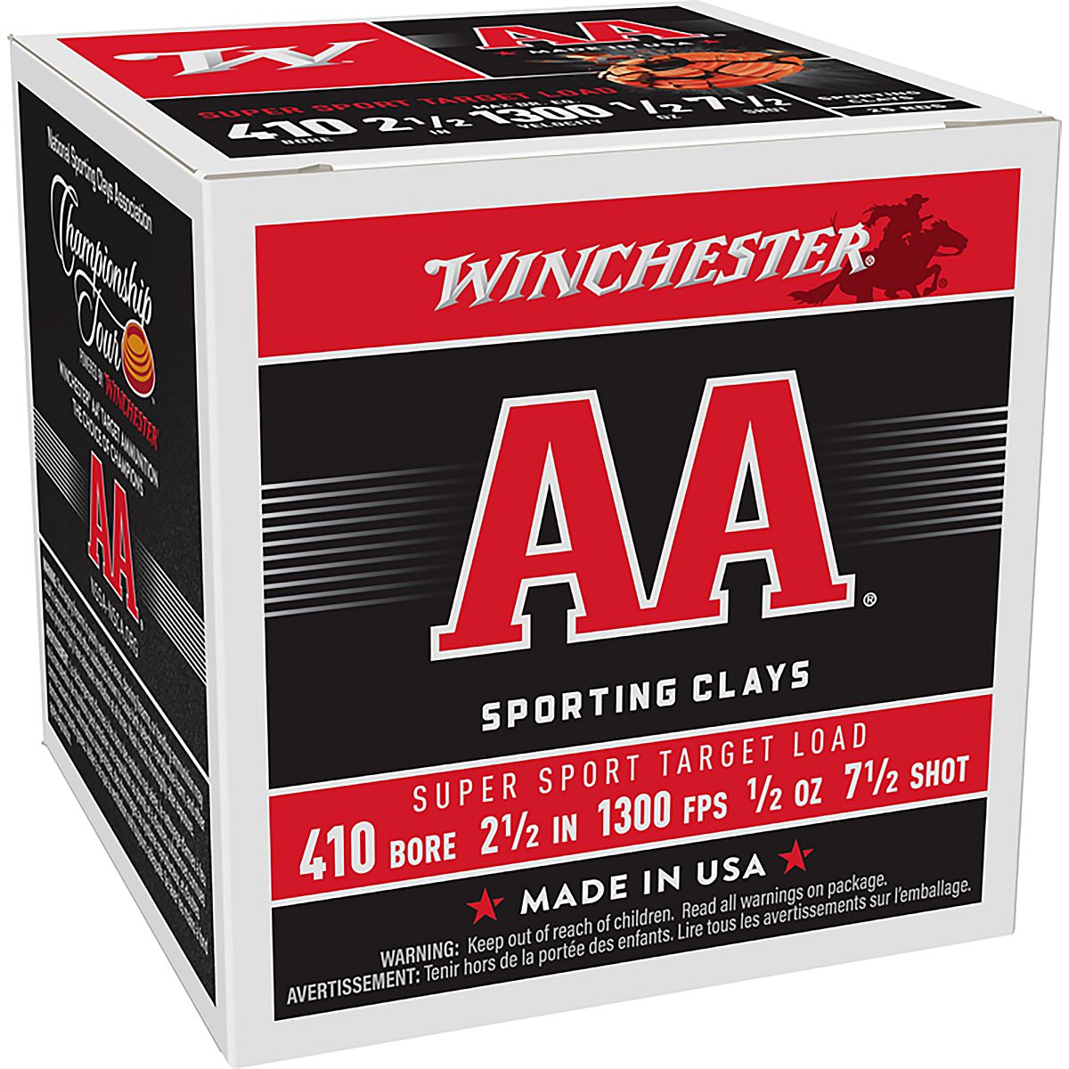 Winchester AA Super Sport Target Loads 410 Bore Shotshells - 25 Rounds ...