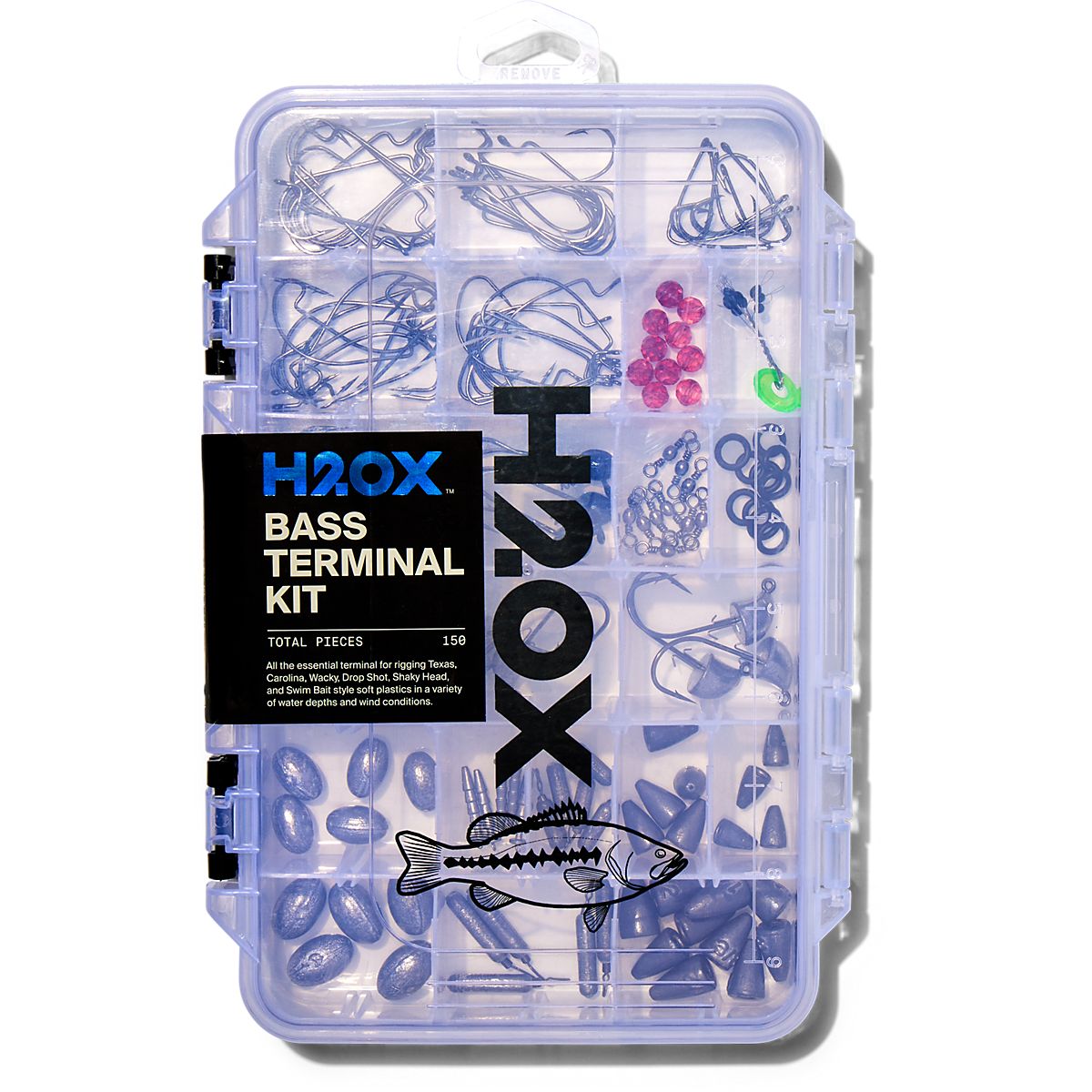 H20X 150 Piece Bass Terminal Tackle Kit | Academy