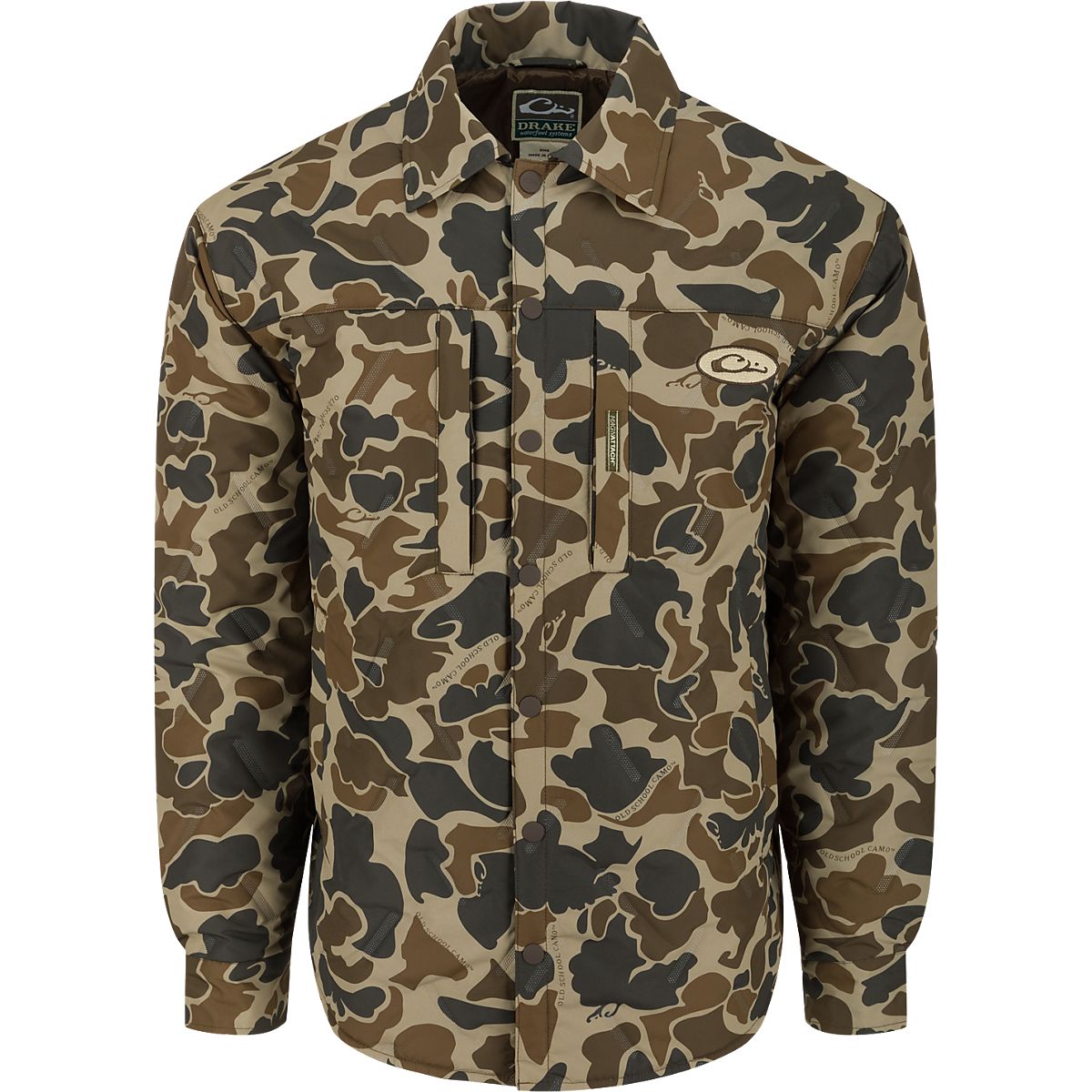 Drake Mens LST Double Down Camo ShirtJac | Academy