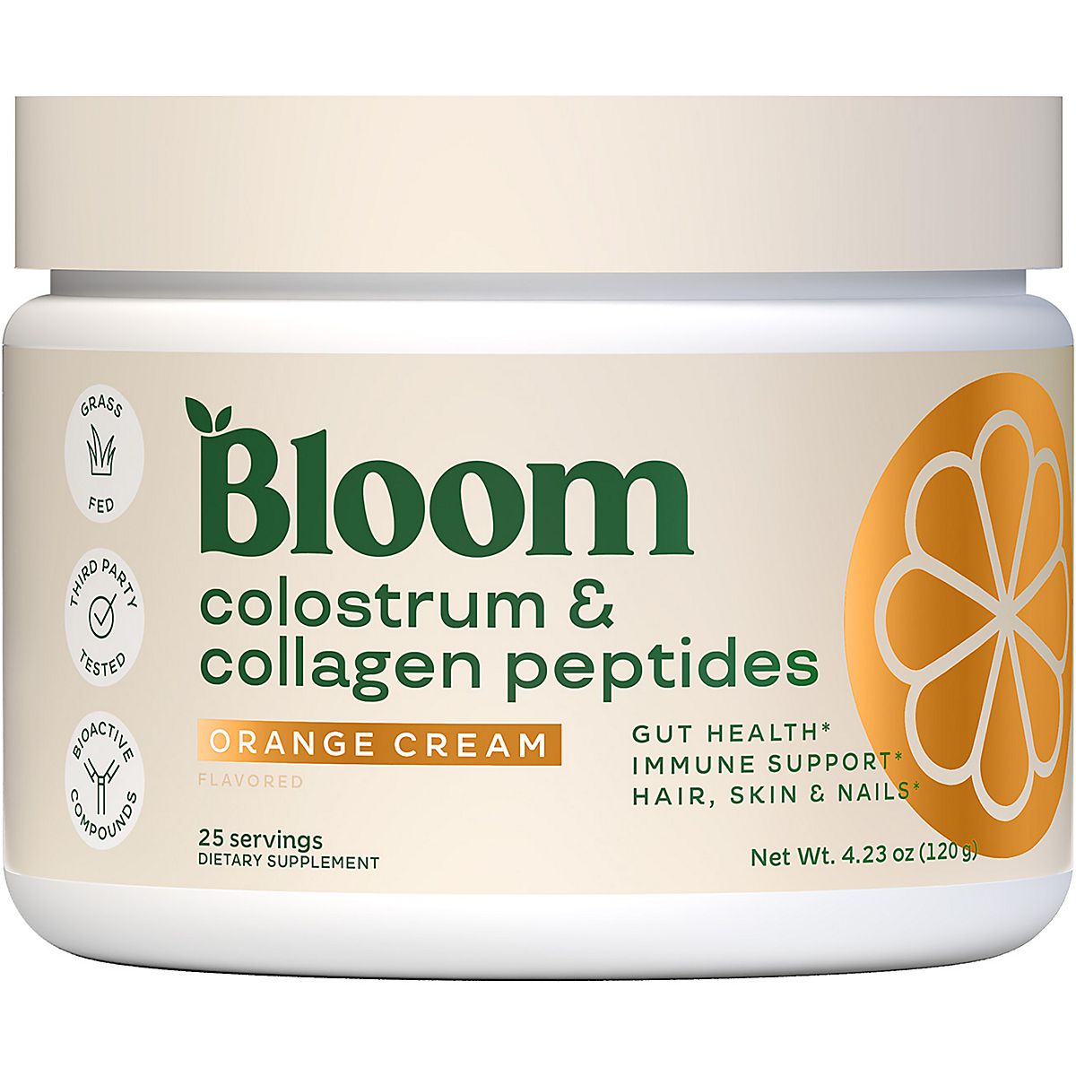 Bloom Nutrition Colostrum & Collagen Peptides - 25 Servings | Academy