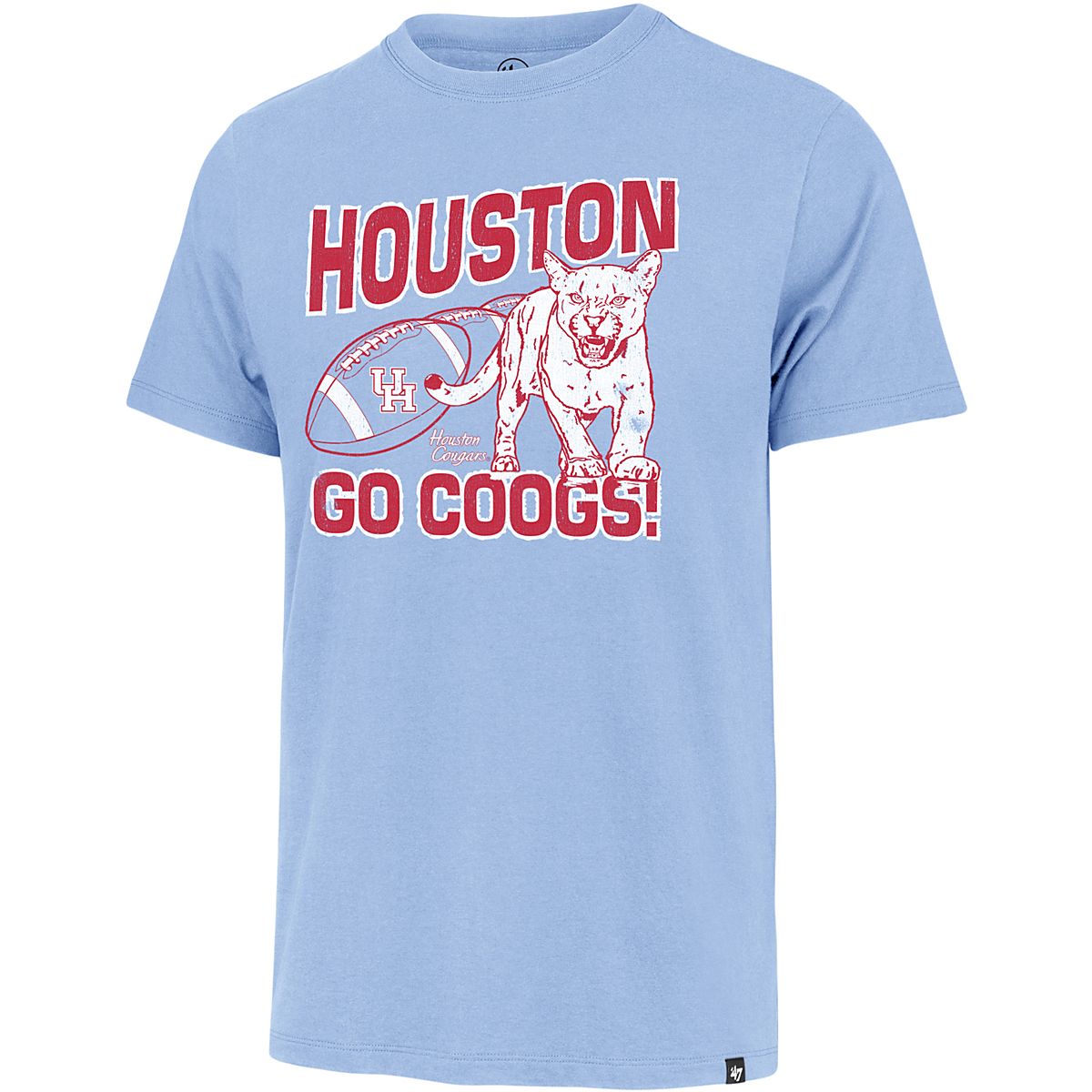 47 Men's University of Houston Blue Go Coogs Franklin Short Sleeve Tee ...