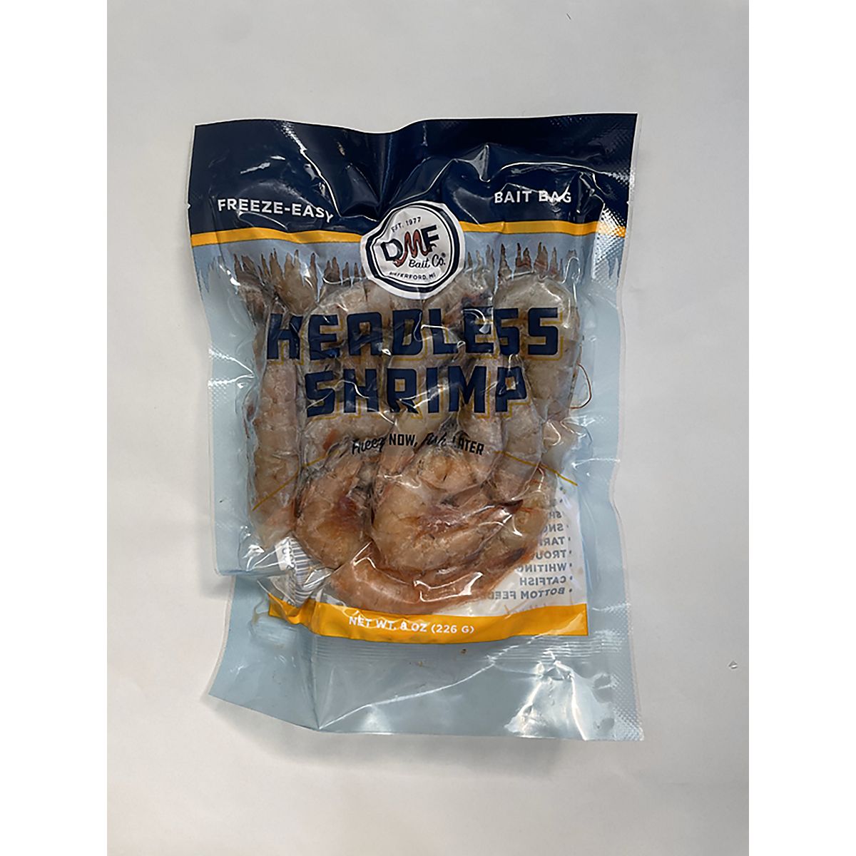DMF Bait Headless Shrimp 8 oz Frozen Bait | Academy