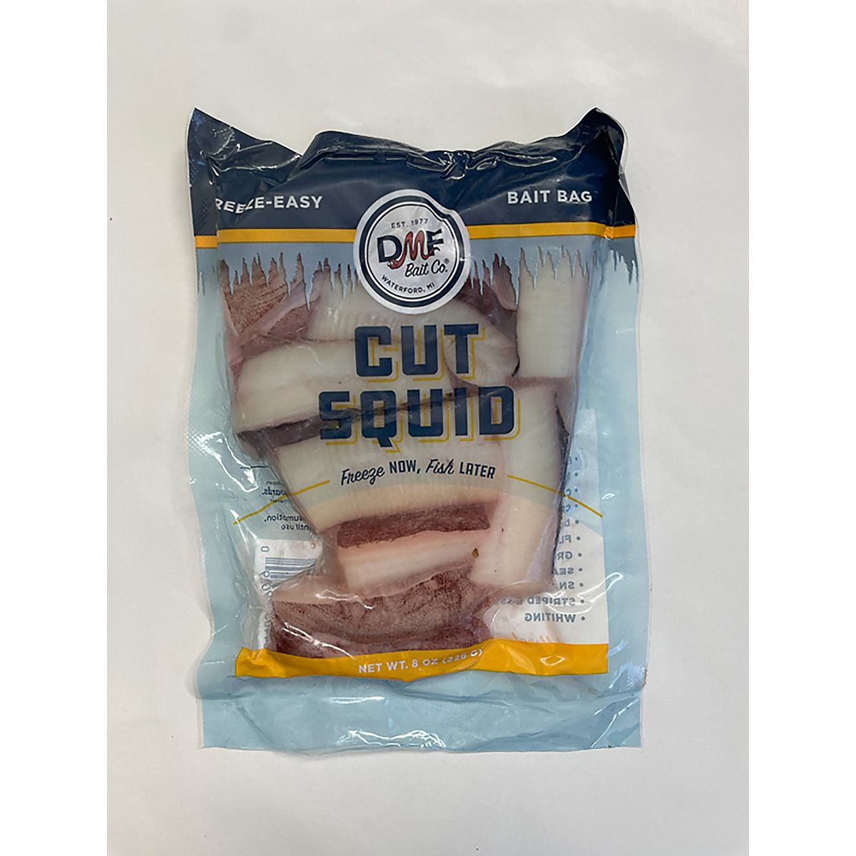 DMF Bait Cut Squid 8 oz Frozen Bait | Academy