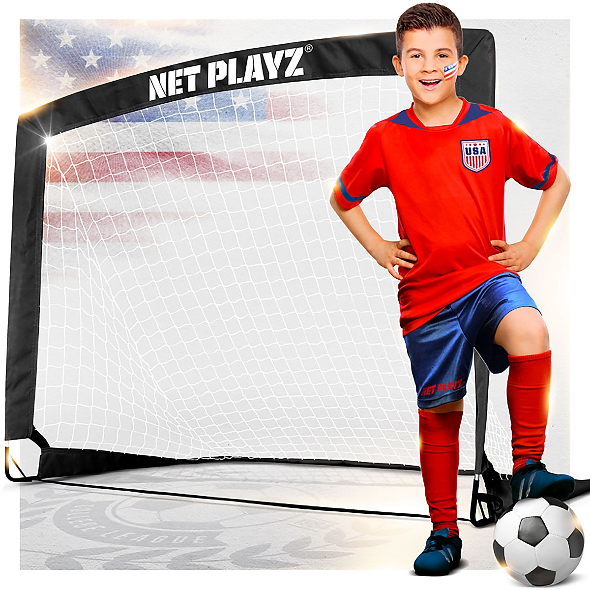 Net Playz Portable Pop-Up Soccer Goal | Academy