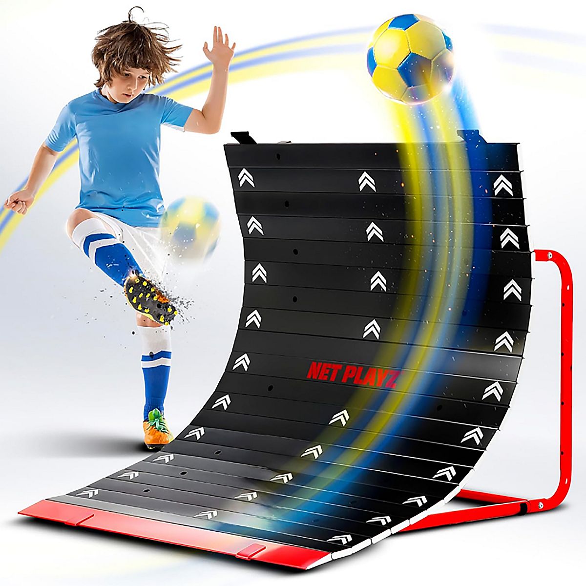 Net Playz Kick N' Roll Soccer Return Ramp | Academy