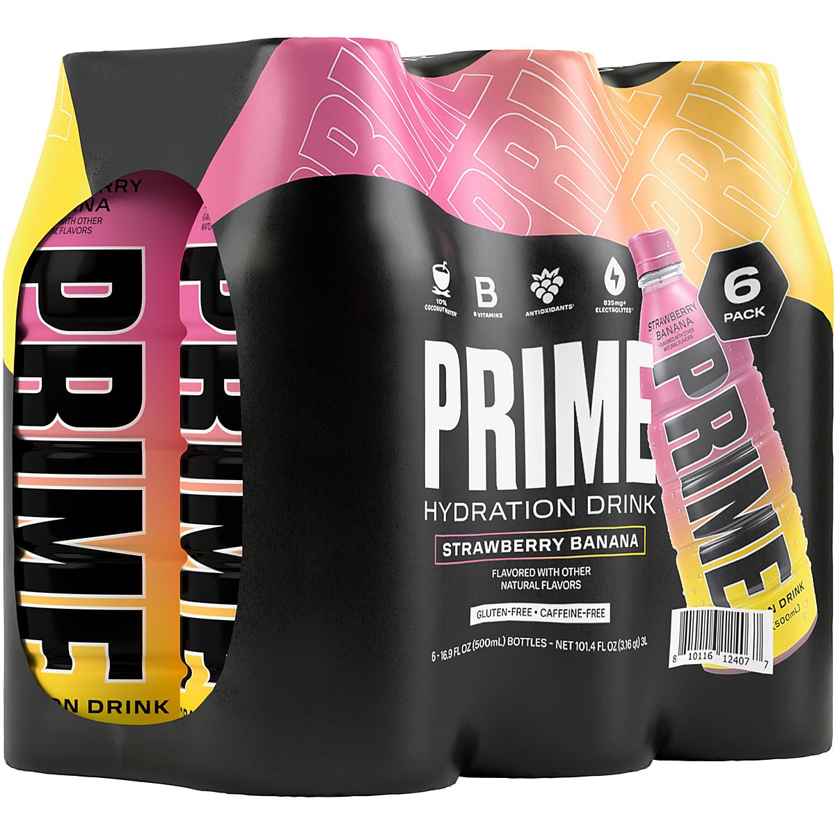 Prime Hydration Strawberry Energy Drink 6-Pack | Academy