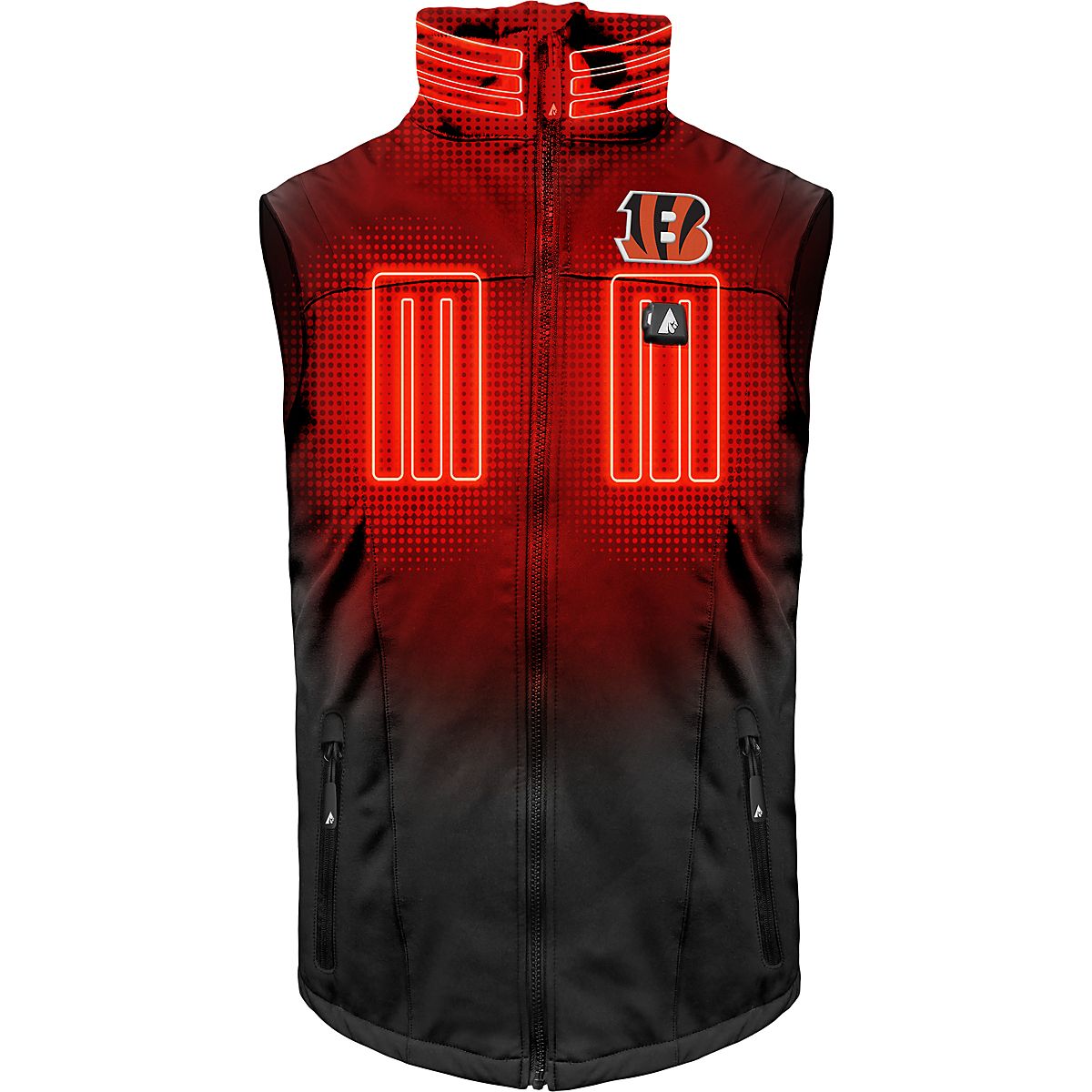 ActionHeat Men’s Cincinnati Bengals 5V Softshell Battery Heated Vest ...