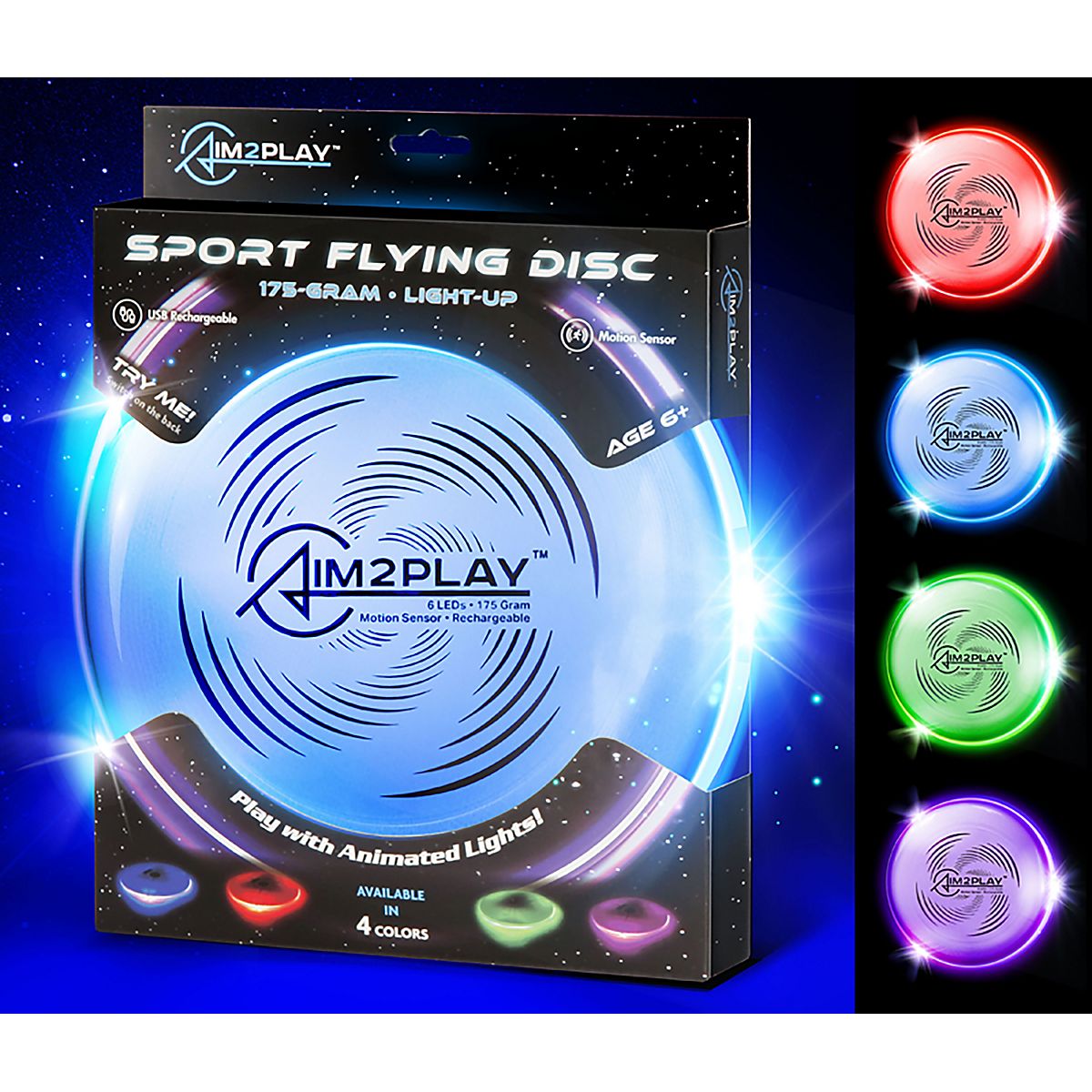 Aim2Play LED Flying Disc | Free Shipping at Academy