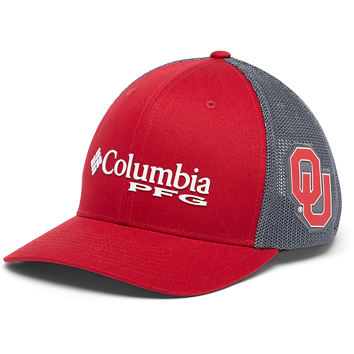 Columbia Sportswear Men's University of Oklahoma Logo Mesh Snapback ...