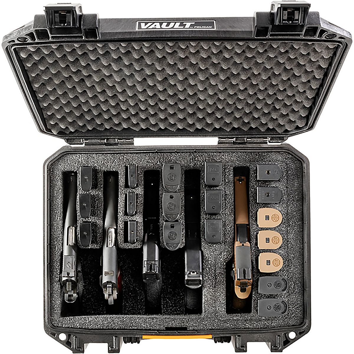 Pelican Vault V300PF5 Custom Foam Universal 5-Pistol Case | Academy