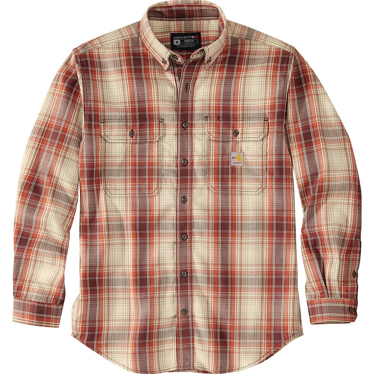 Carhartt Men's Flame-Resistant Force Rugged Flex Loose Fit Midweight ...