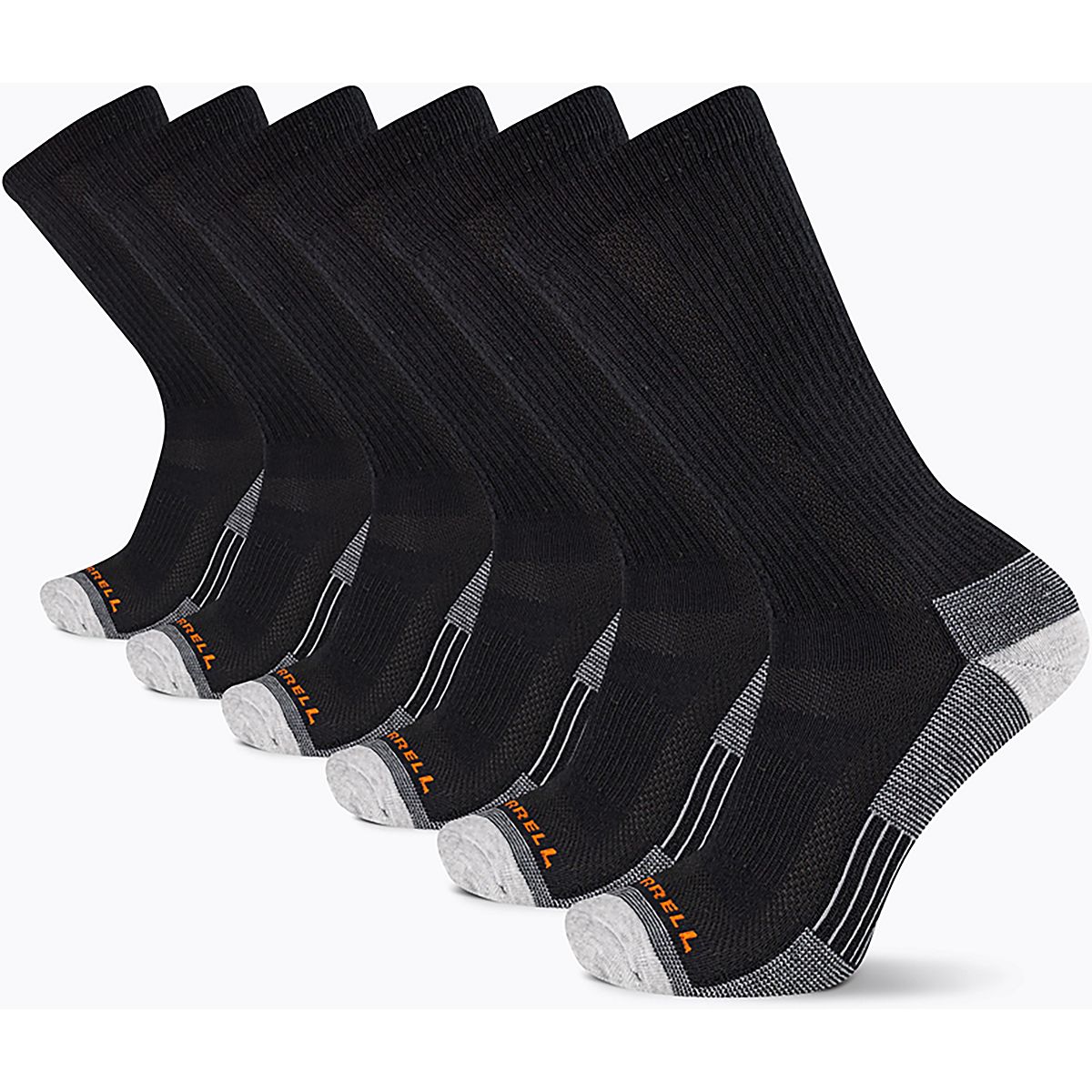 Merrell Outdoor Performance Everyday Cushion Crew Socks 6-Pack | Academy