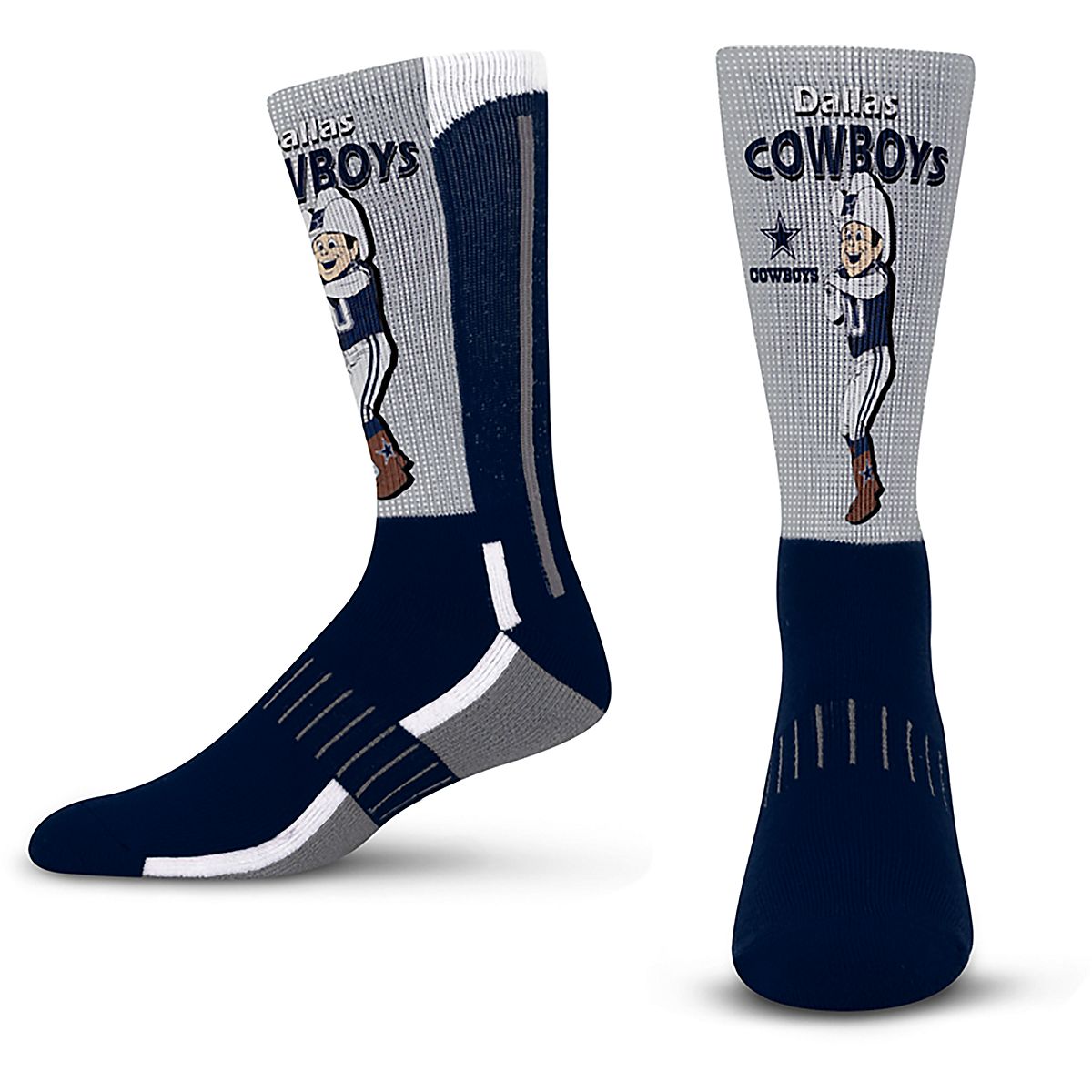 For Bare Feet Dallas Cowboys Mascot Fever Socks | Academy