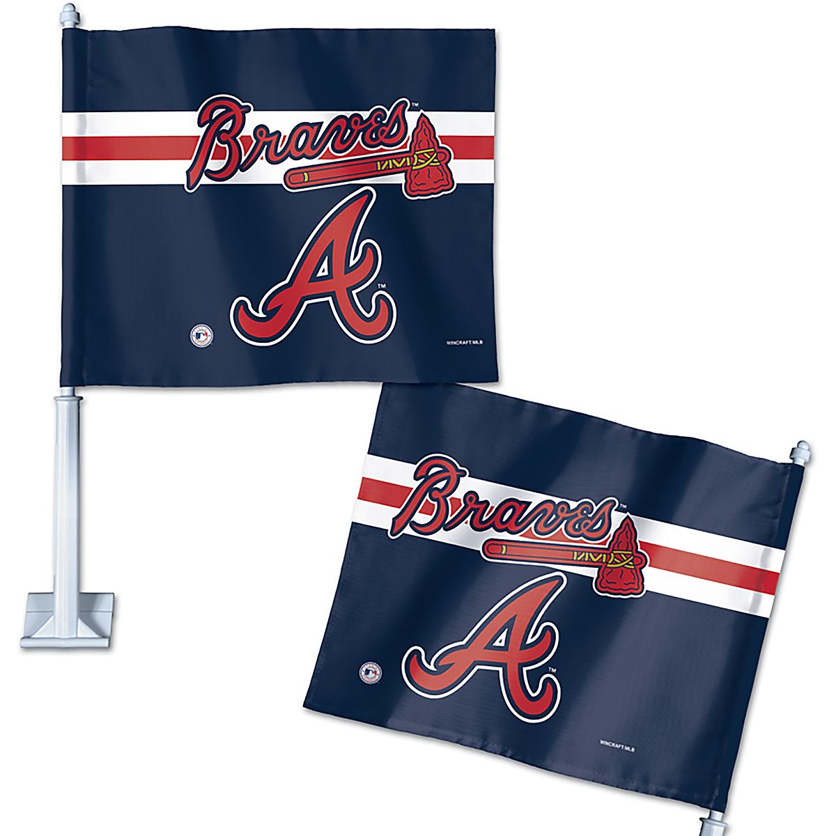 WinCraft Atlanta Braves Car Flag | Academy