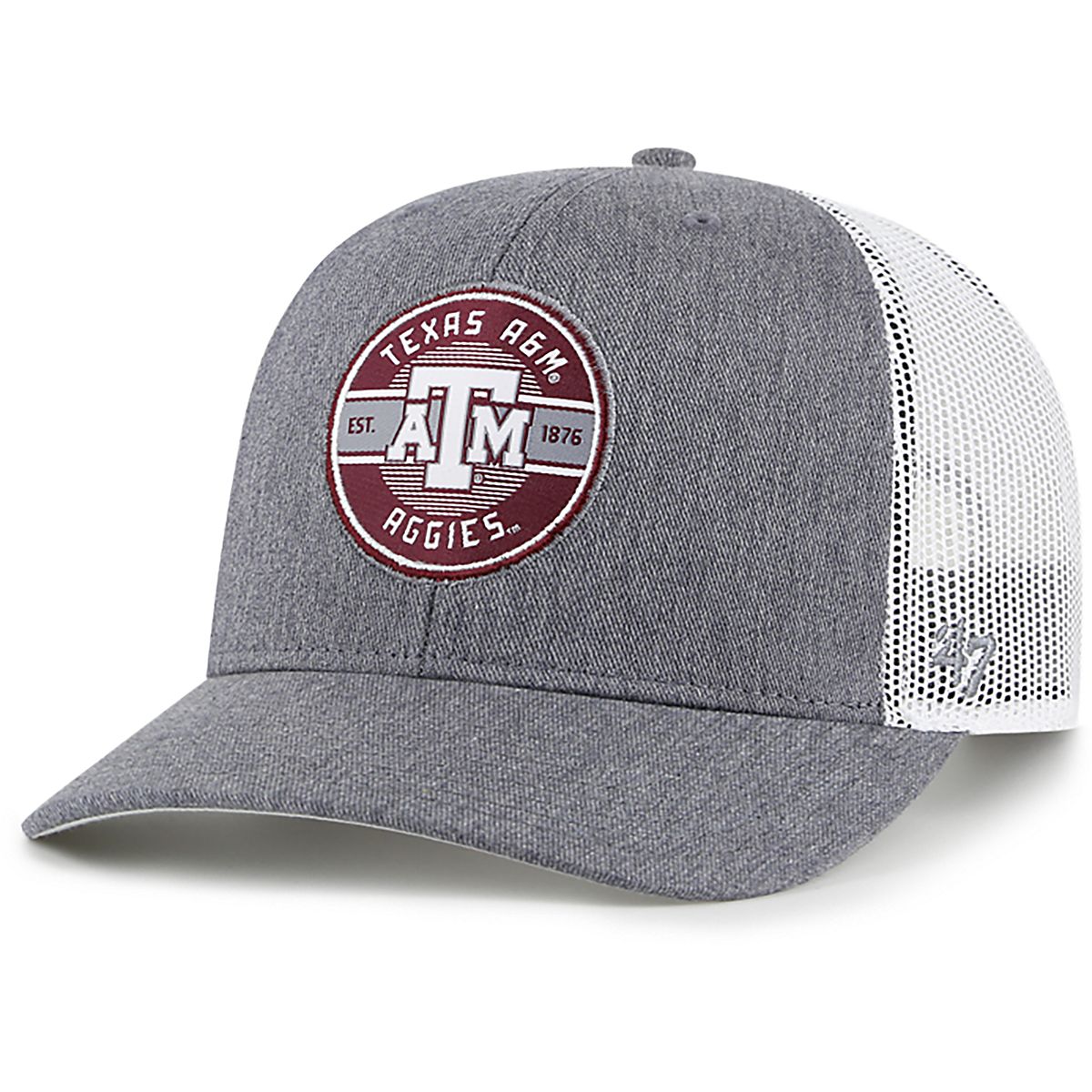 '47 Men's Texas A&M Hash Mark Trucker Cap | Academy