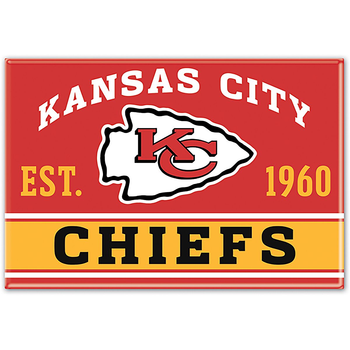 WinCraft Kansas City Chiefs Metal Magnet | Academy