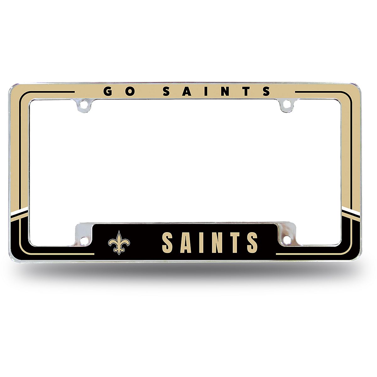 Tag Express Saints Vintage Team Auto Chrome License Plate Frame | Academy