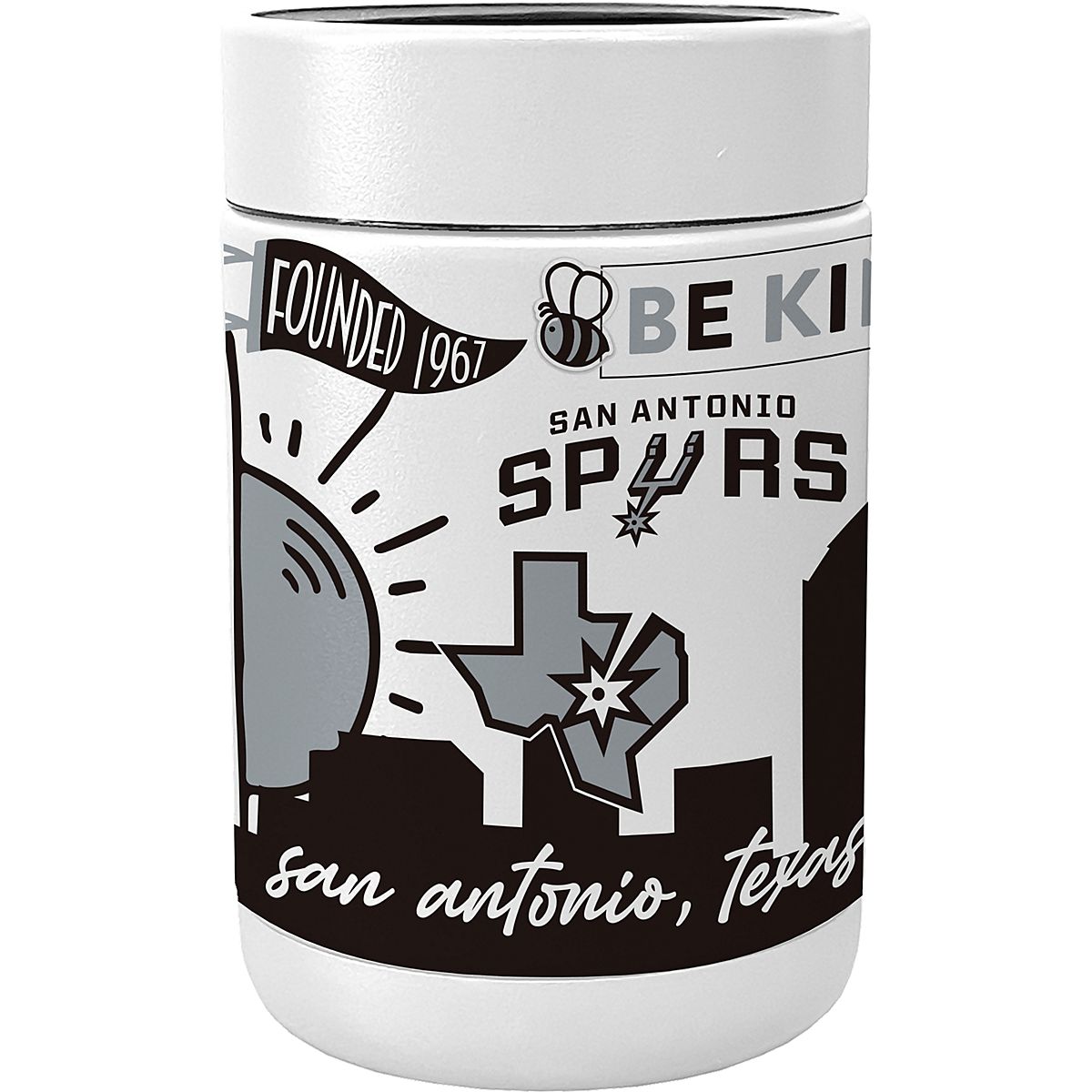 Logo Brands Spurs Native Powder Coat Can Coolie | Academy