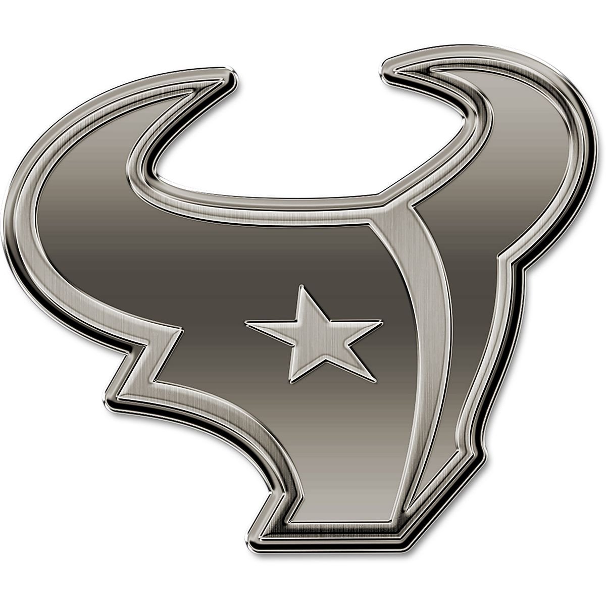 Tag Express Houston Texans Antique Nickel Auto Emblem | Academy